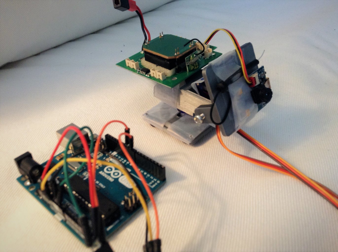 Simple Arduino Pan And Tilt System 5 Steps With Pictures Instructables