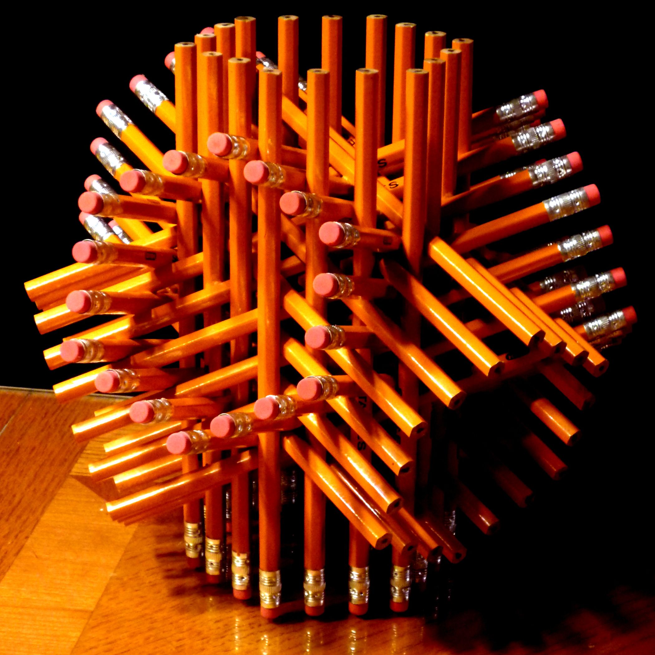 Geometric Sculpture From 72 Pencils (with Pictures) - Instructables