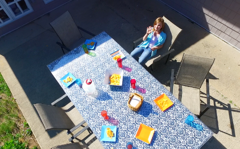 How to Replace a Broken Glass Patio Table Top (without Glass!) : 5 ...