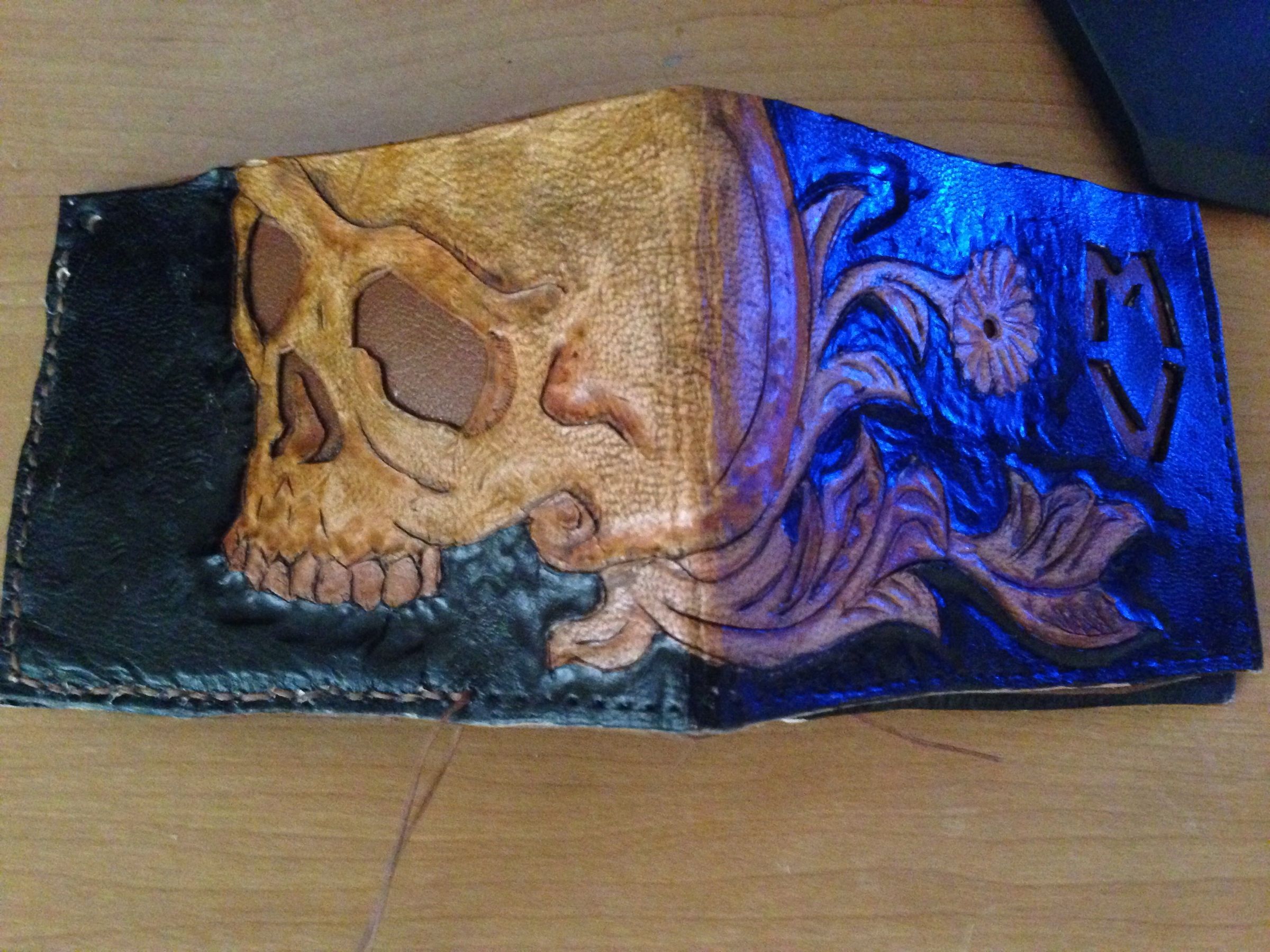 Make a Custom Leather Wallet - FREE PATTERN : 6 Steps (with Pictures ...