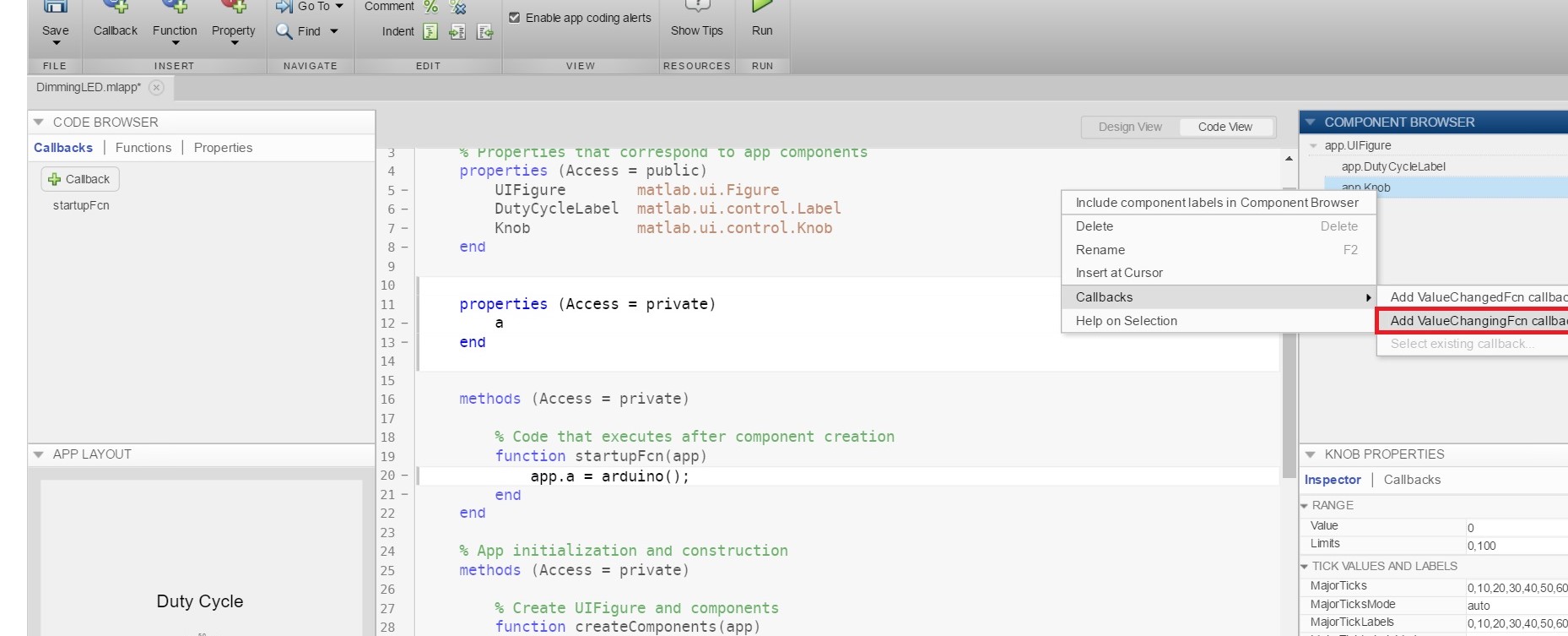 Using MATLAB App Designer With Arduino : 5 Steps - Instructables