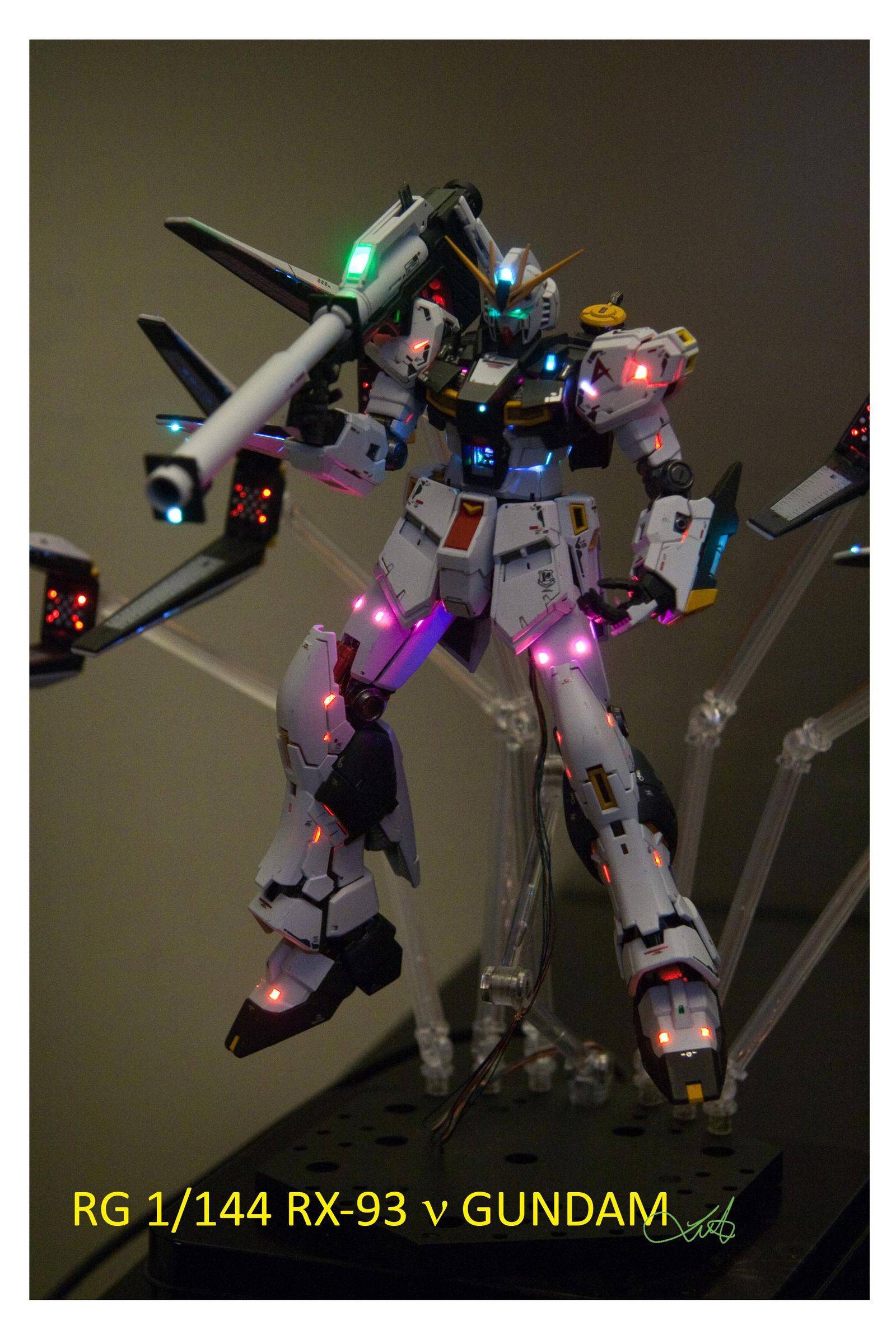 RG 1/144 Nu Gundam Rainbow LED : 7 Steps (with Pictures) - Instructables