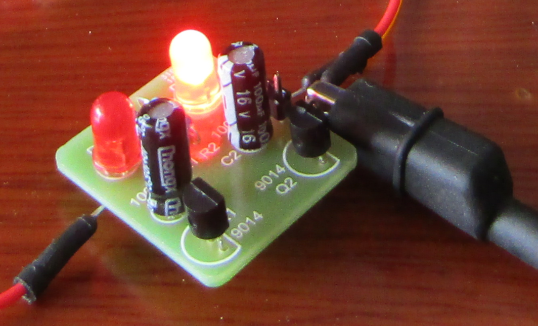 DIY an Astable Multivibrator and Explain How It Works : 4 Steps ...