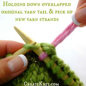 Learn How to Join in New Yarn When Knitting...without Becoming ...