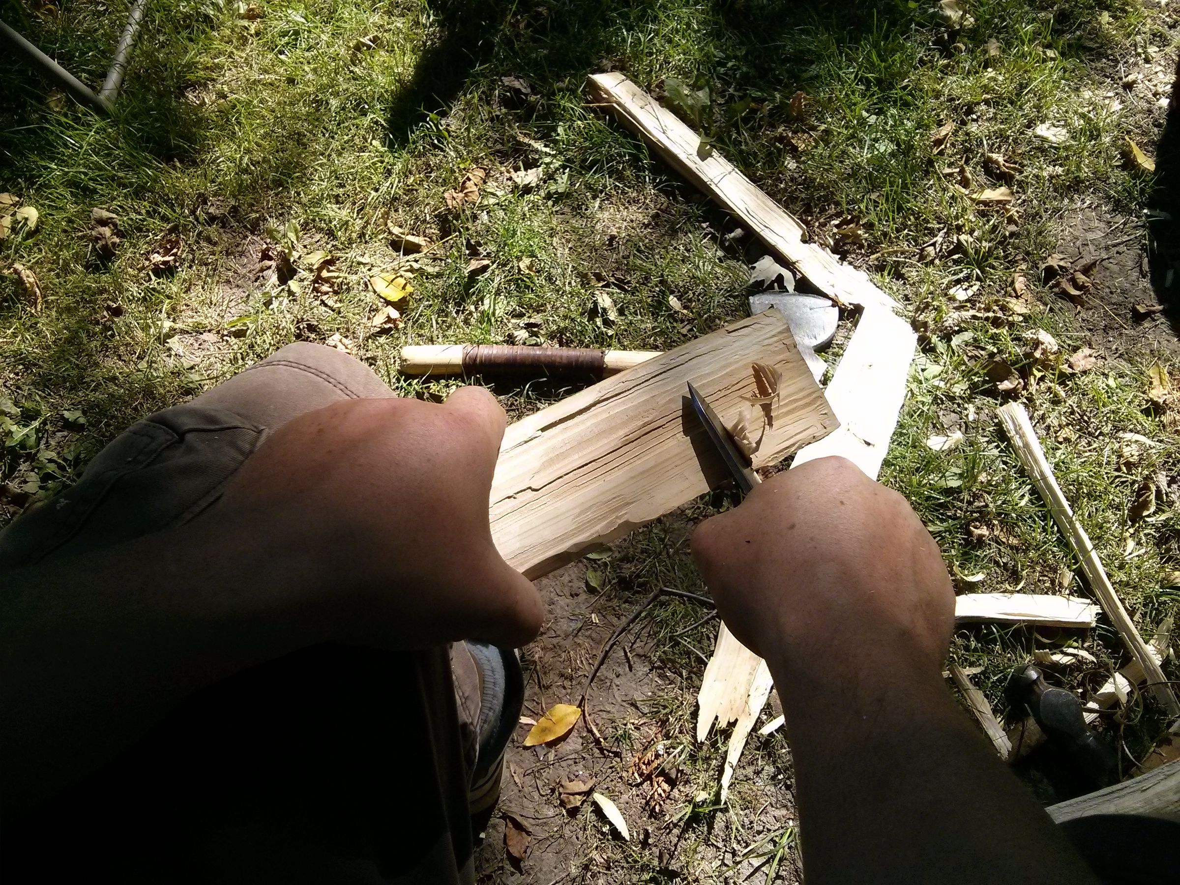 Primitive Net Making From Carving Your Needle to Weaving Your Net : 10 ...