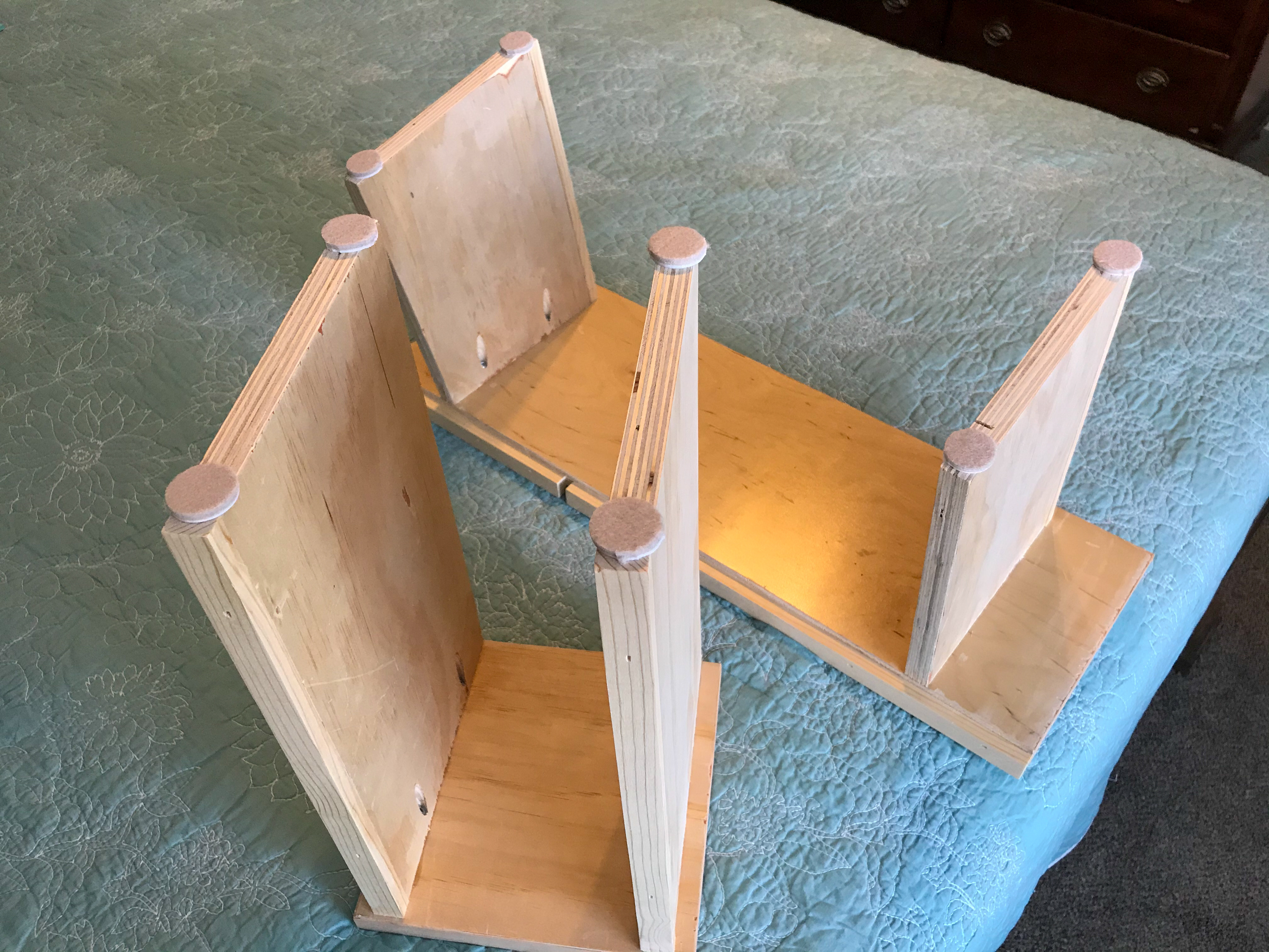 DIY Simple Standing Desk - Keyboard & Monitor Stands : 15 Steps (with ...