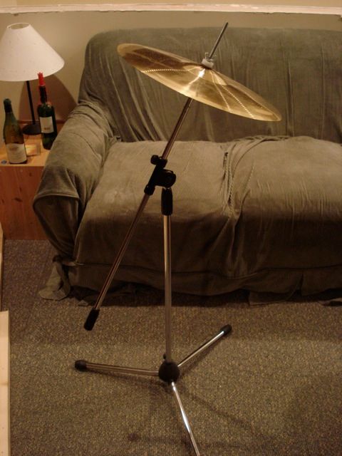 How to Turn a Mic Stand Into a Cymbal Stand : 4 Steps - Instructables