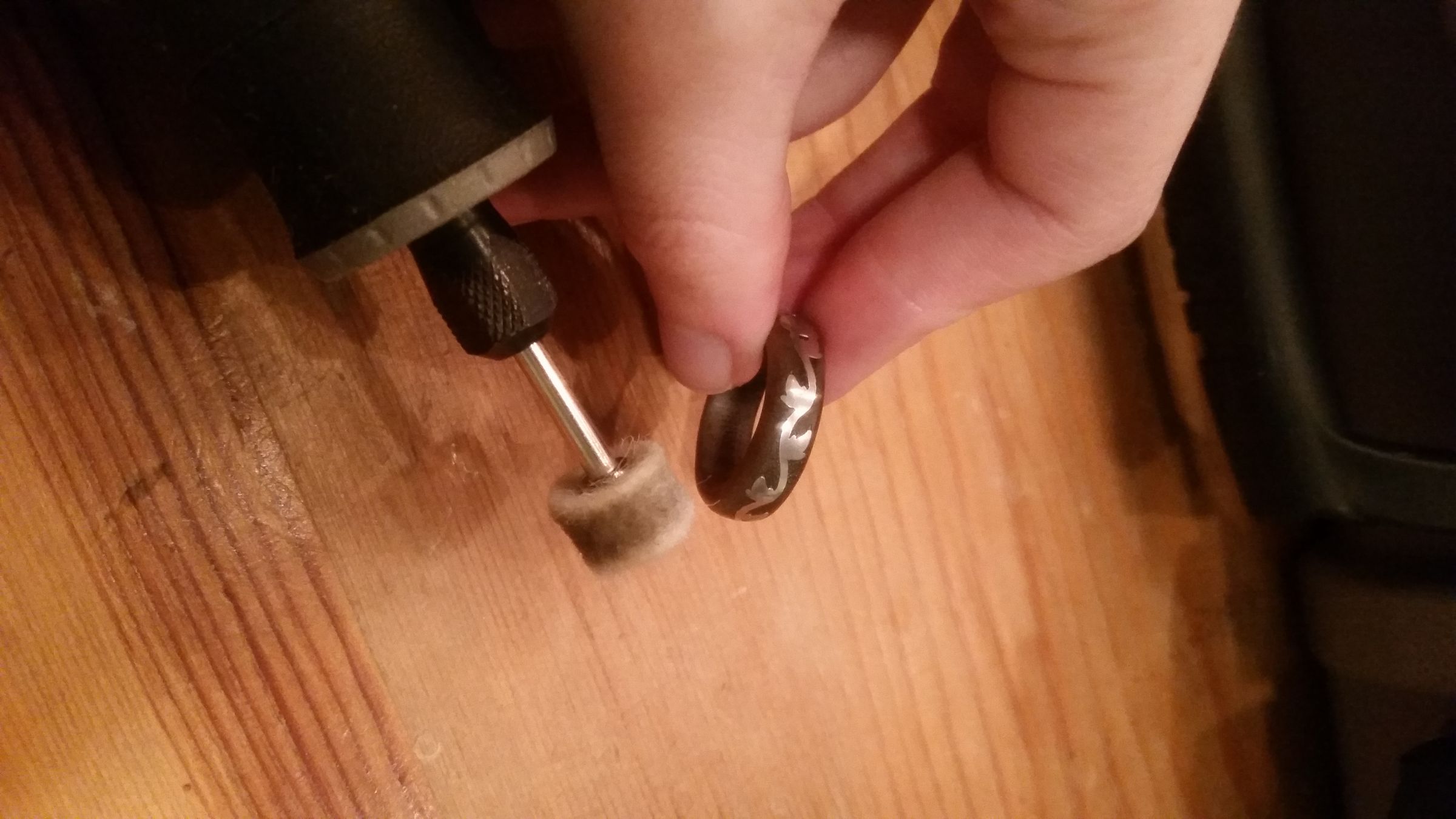 Cast Metal Inlay Into a Wooden Ring : 4 Steps (with Pictures ...