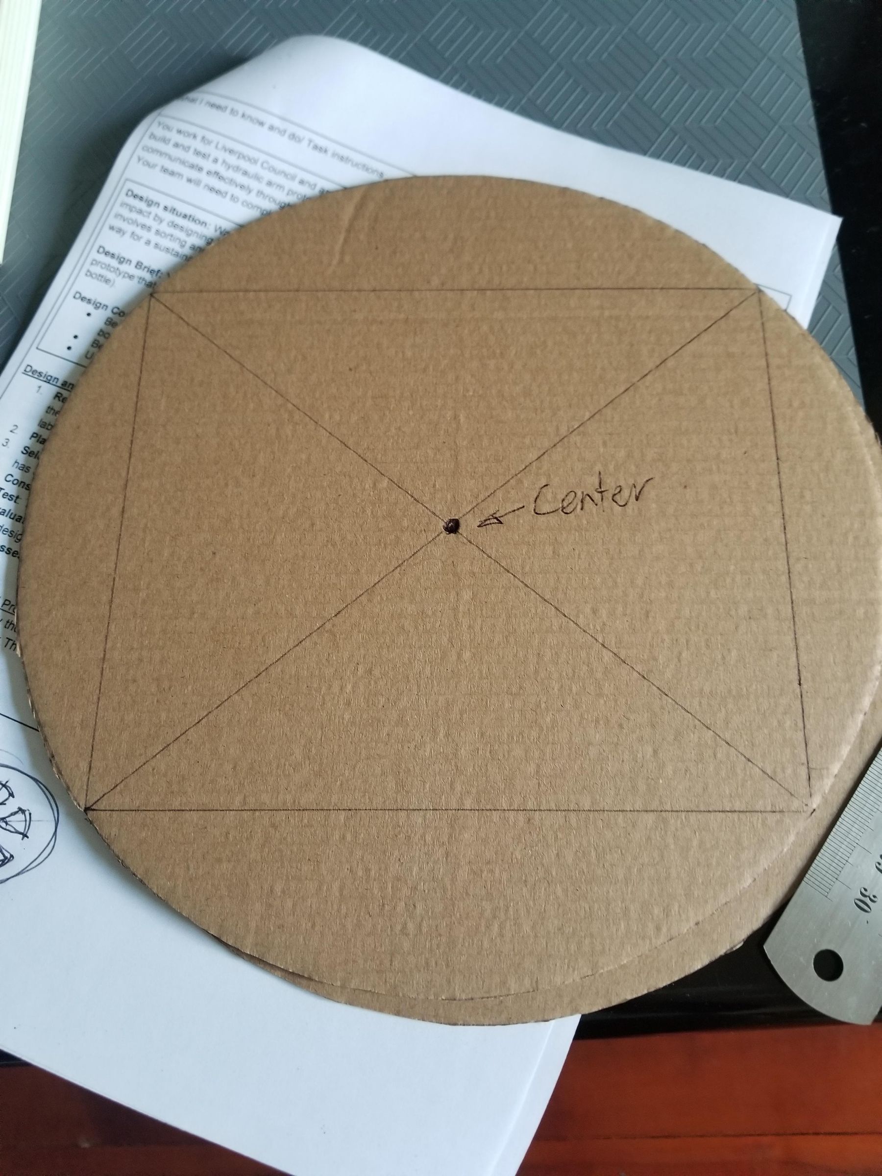 Cardboard Ferris Wheel - Learning From Home Project : 21 Steps (with ...