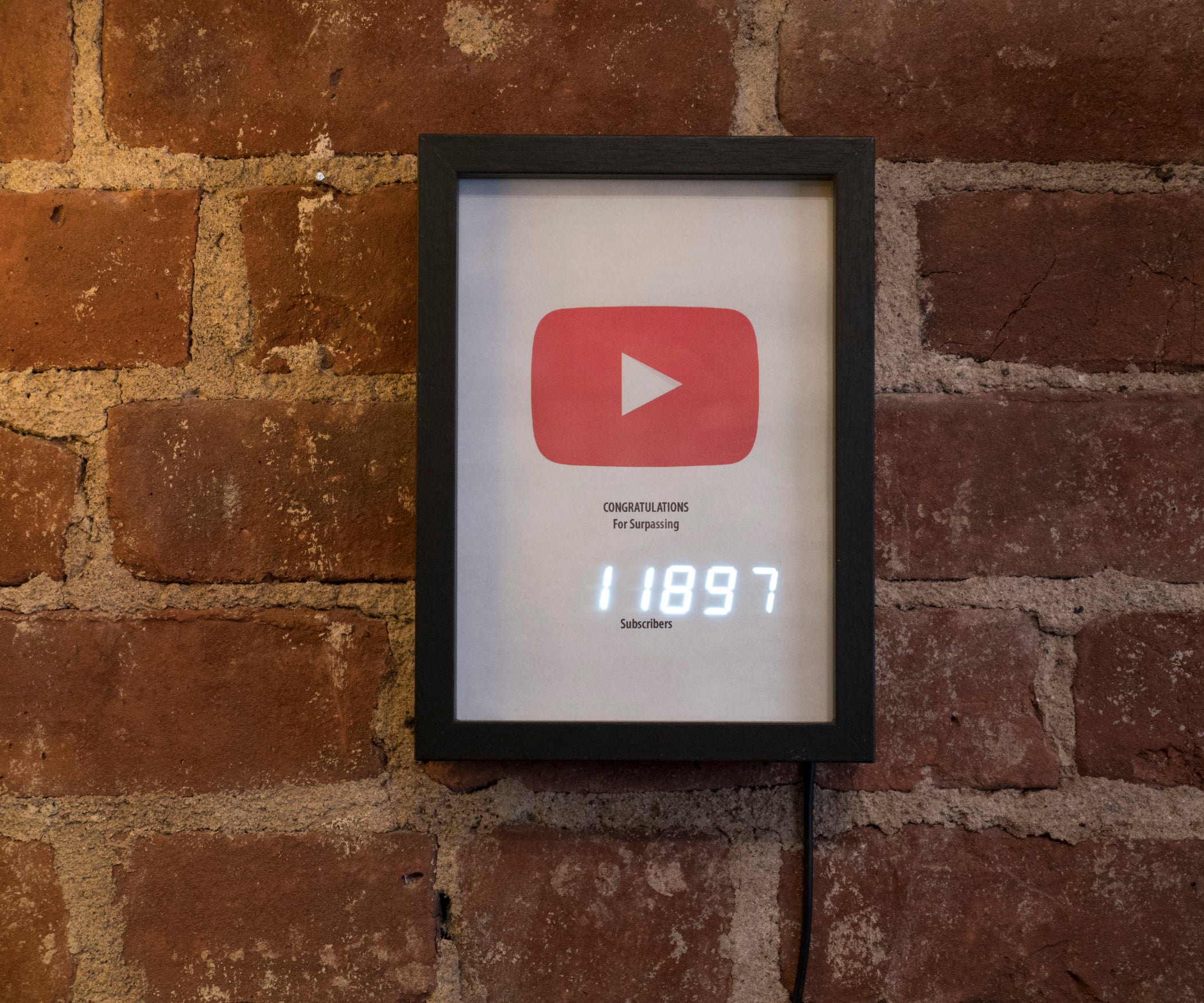 YouTube Subscriber Counter With ESP8266 : 6 Steps (with Pictures) - Instructables