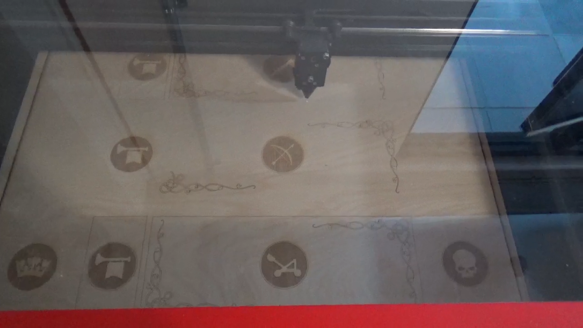 How to Design and Laser Cut a Gwent Board Inspired by Witcher 3 : 10 ...