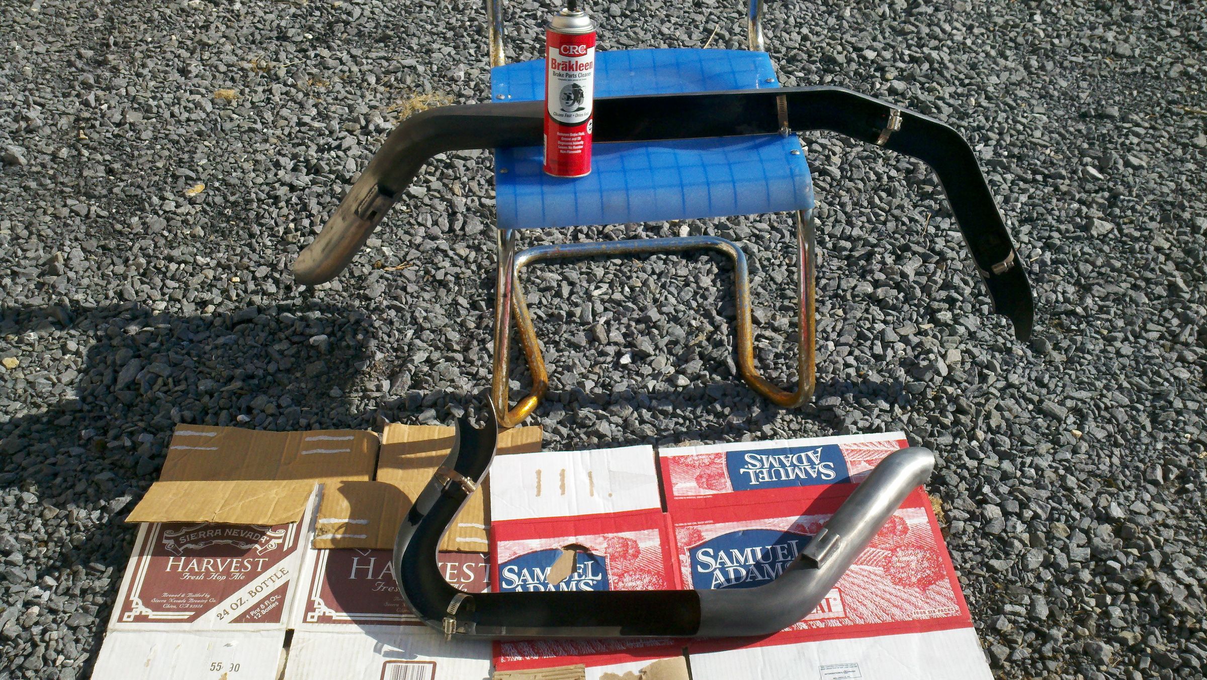 How to Repair and Repaint Motorcycle Exhaust Pipes : 5 Steps (with ...
