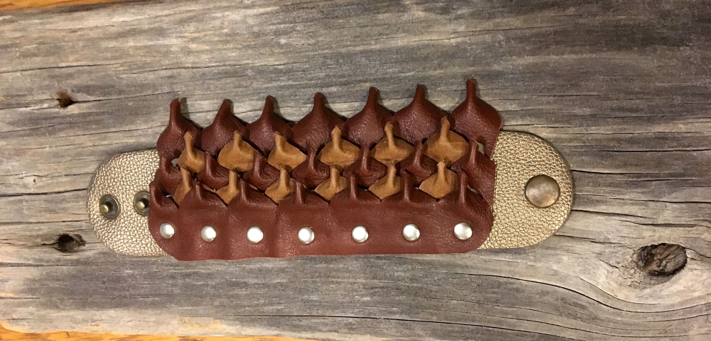 Leather Mini Dragon Scale Bracelet : 9 Steps (with Pictures ...