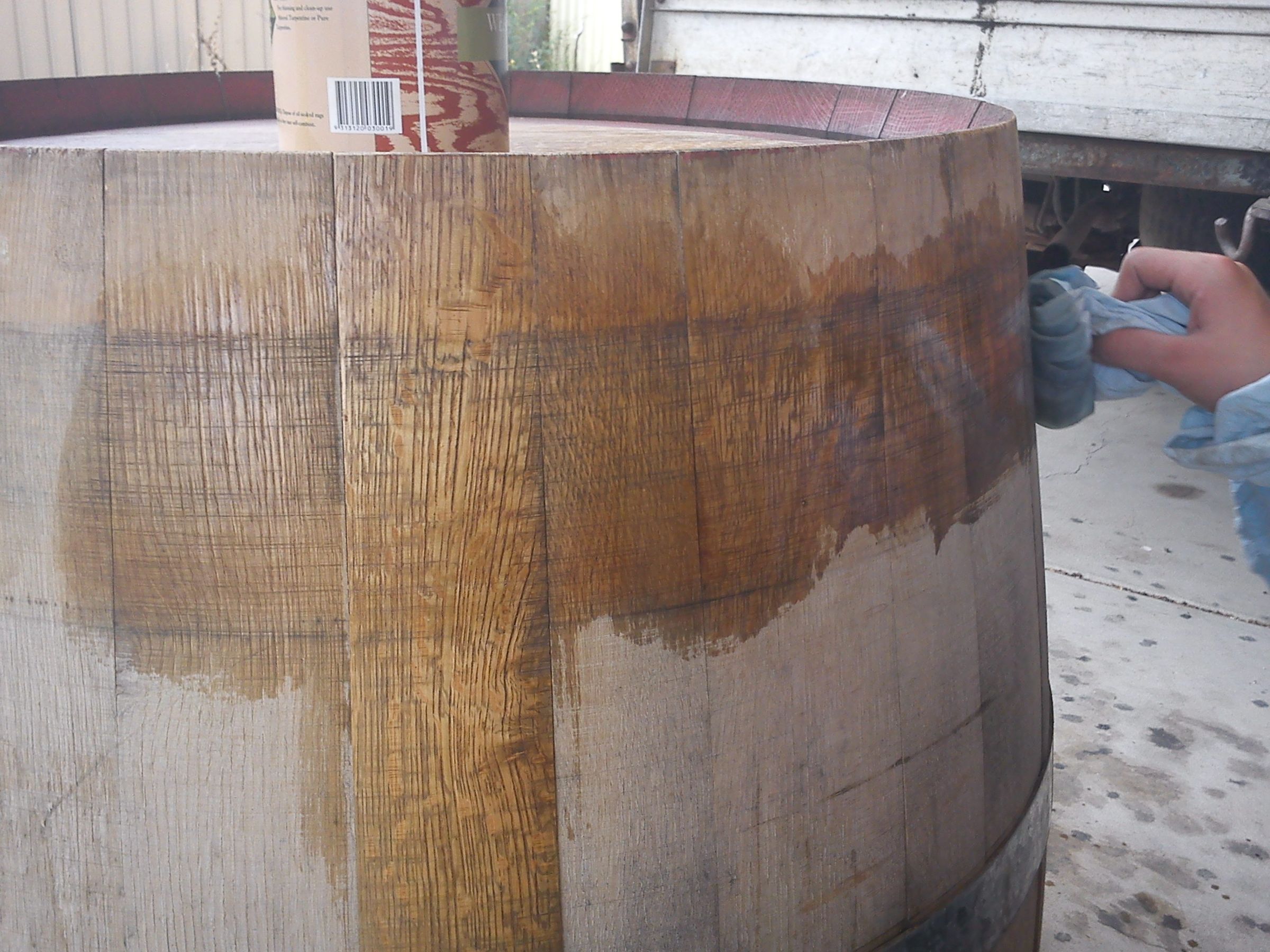 Wine Barrel Beer Table : 12 Steps (with Pictures) - Instructables