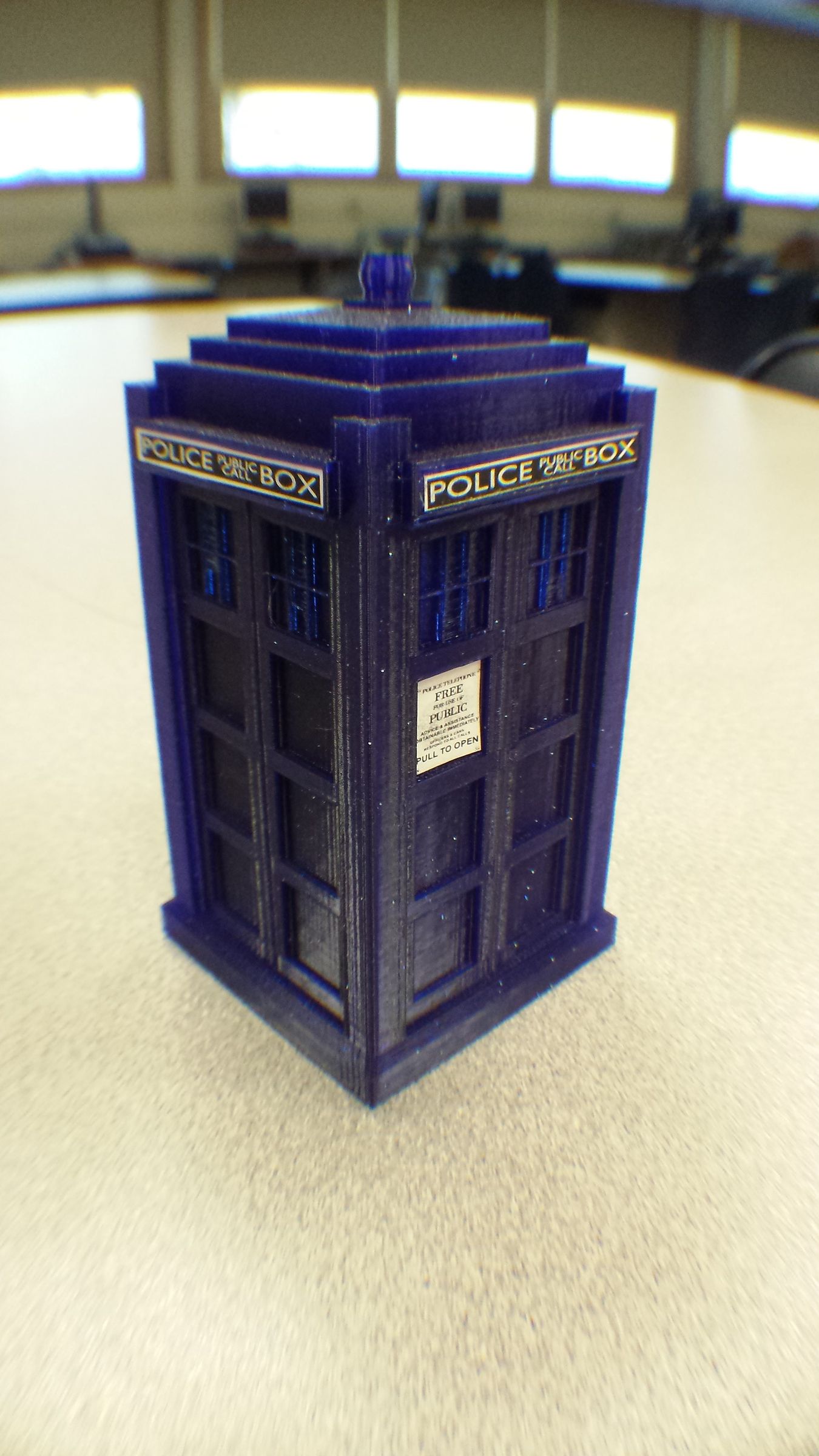 3D PRINTED TARDIS : 3 Steps - Instructables