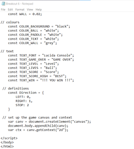 Breakout Game in JavaScript : 39 Steps - Instructables
