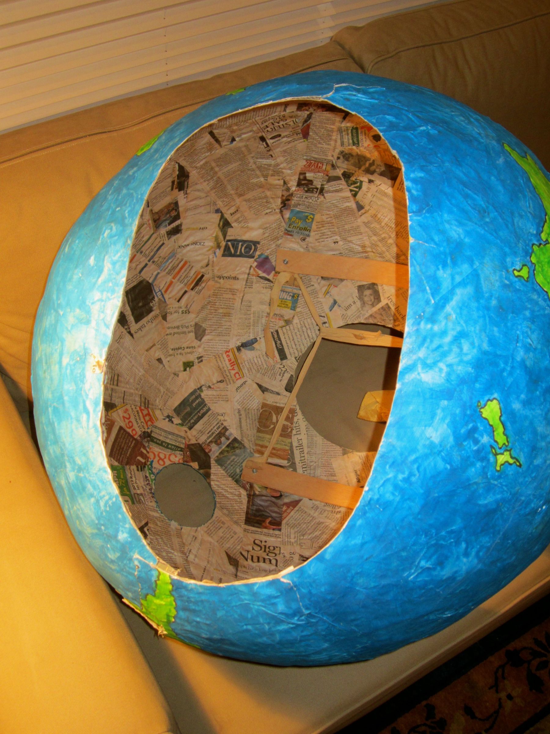 Globe Halloween Costume/Geography Lesson : 7 Steps (with Pictures ...