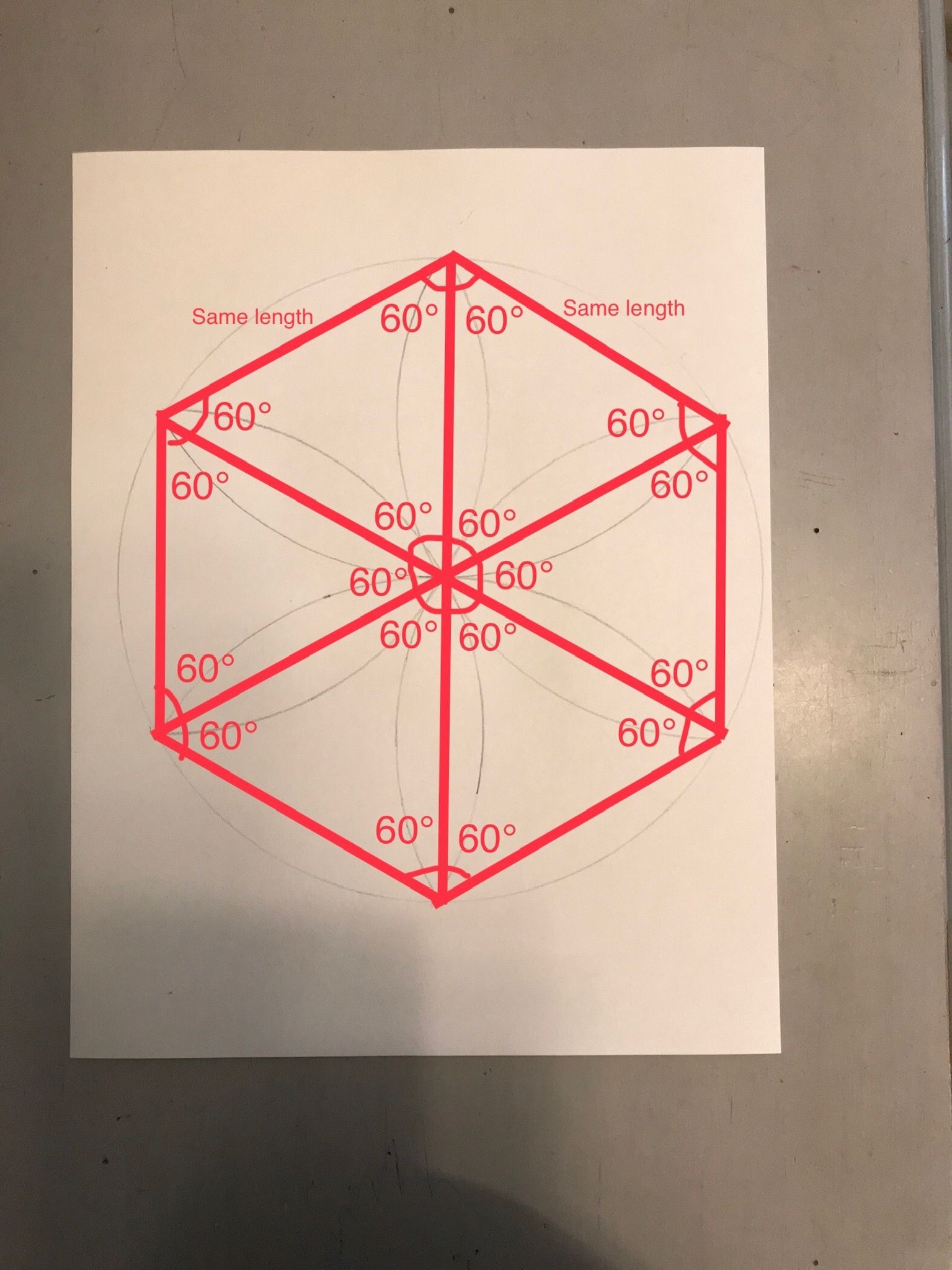 Draw a Perfect Hexagon : 4 Steps - Instructables