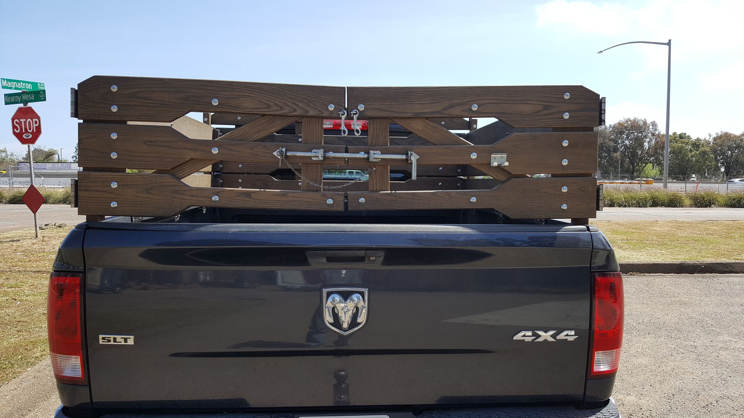 Stake Sides/Fence Sides With Added Gates for 2014 Dodge 1500 4x4 Pickup ...