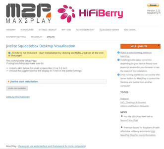 High-End Sound With 7 Inch Touchscreen Control Based on Raspberry Pi and Max2Play : 6 Steps ...