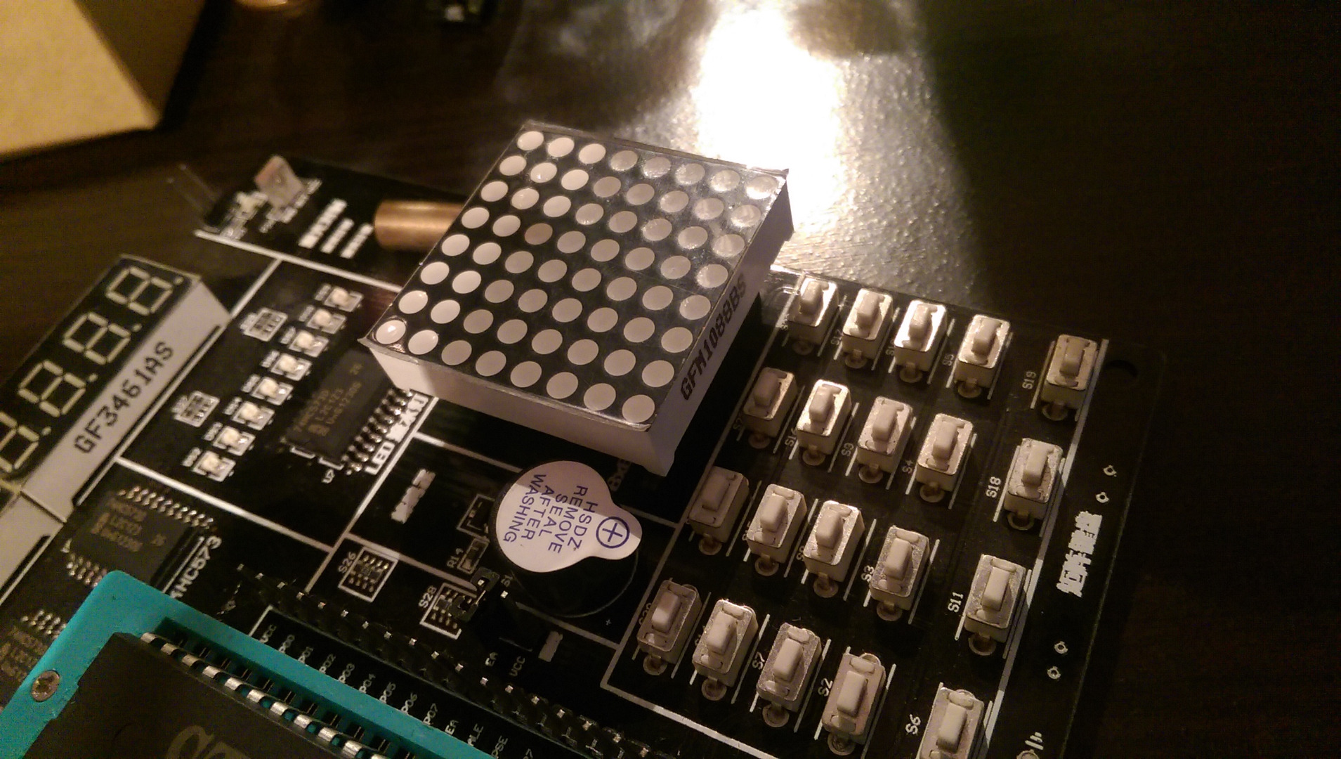 INTERFACING AN 8X8 DOT MATRIX LED DISPLAY WITH AN AT89C51 ...