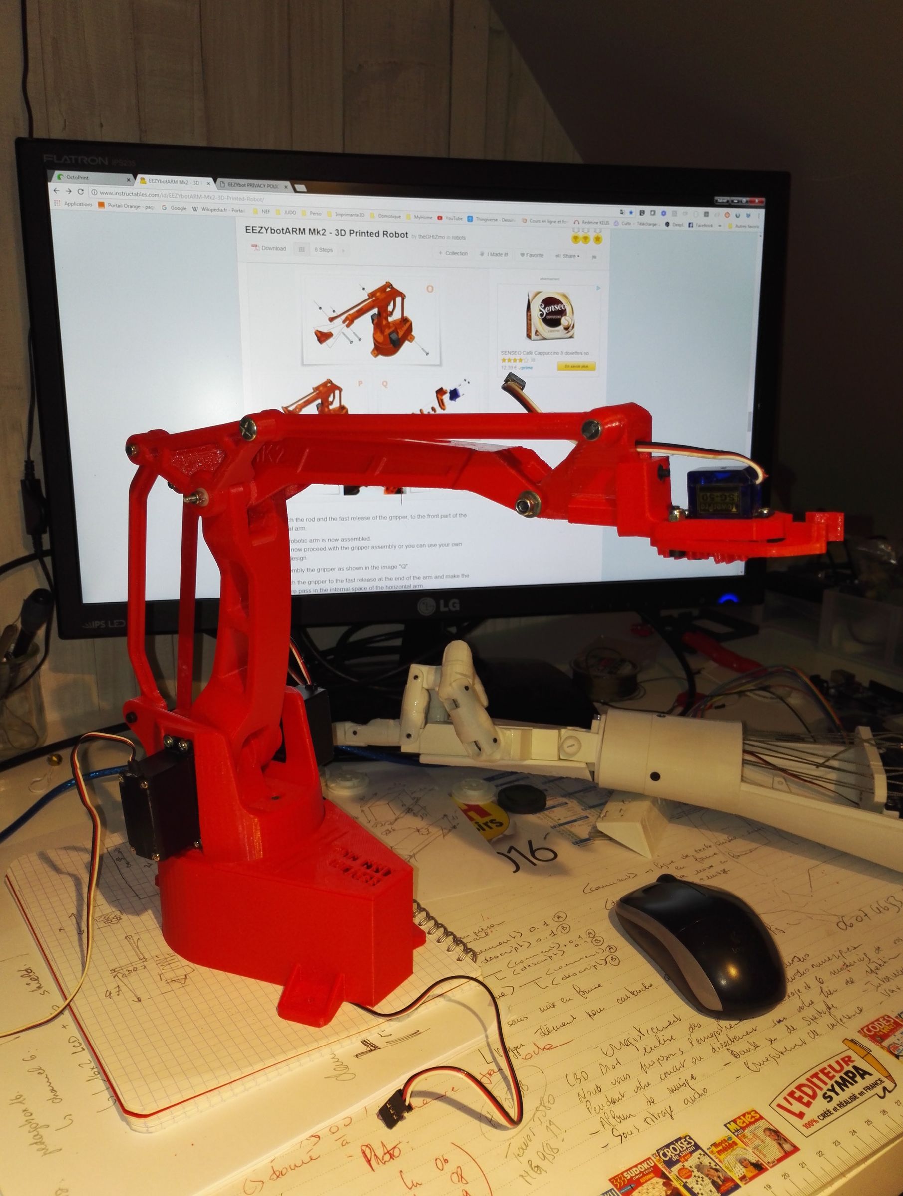 EEZYbotARM Mk2 - 3D Printed Robot : 8 Steps (with Pictures) - Instructables