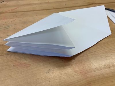 TRIANGLE BOOK From One Sheet of Paper : 7 Steps - Instructables