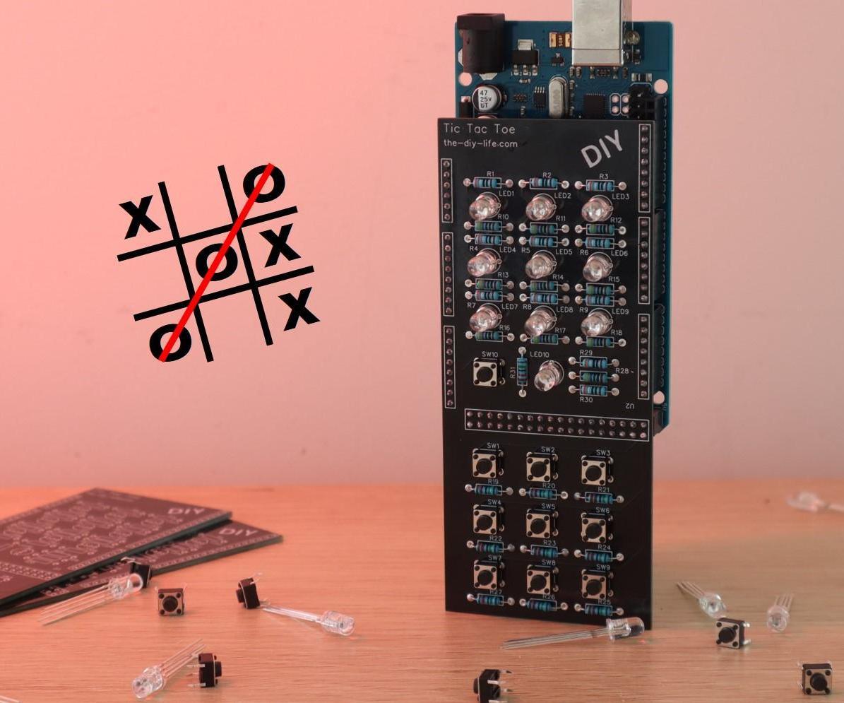 Arduino Tic Tac Toe Shield With An Ai Opponent 5 Steps With Pictures Instructables