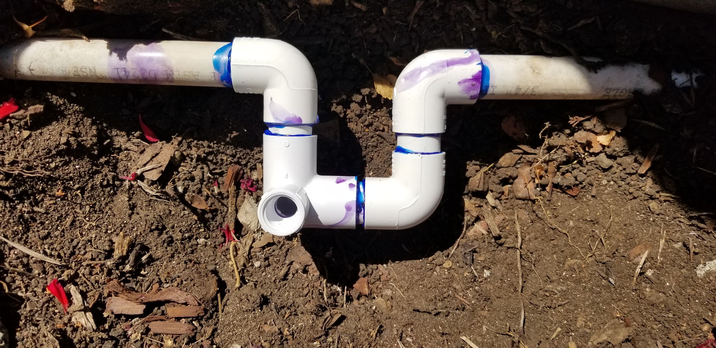 How to Repair Sprinkler PVC Pipe When You Don't Have Much Room. : 5 ...