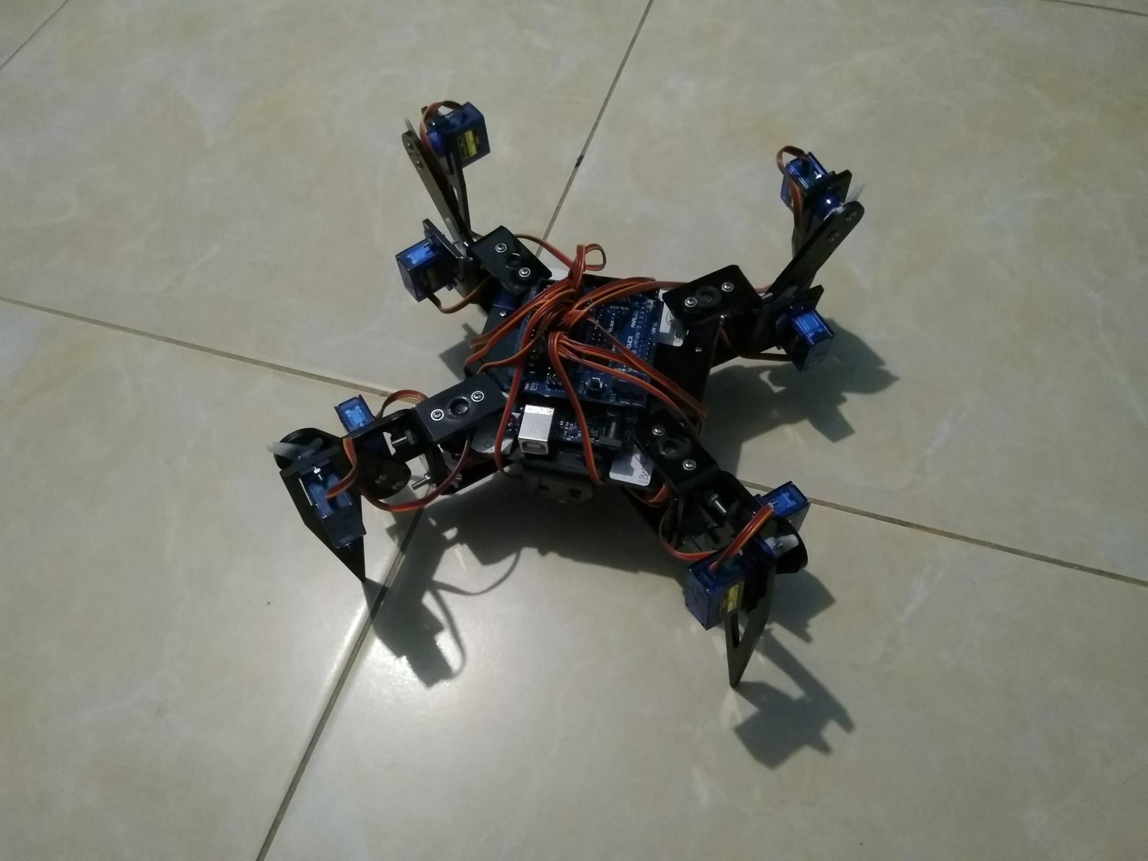DIY Arduino Quadruped Robot With Inverse Kinematics : 4 Steps ...