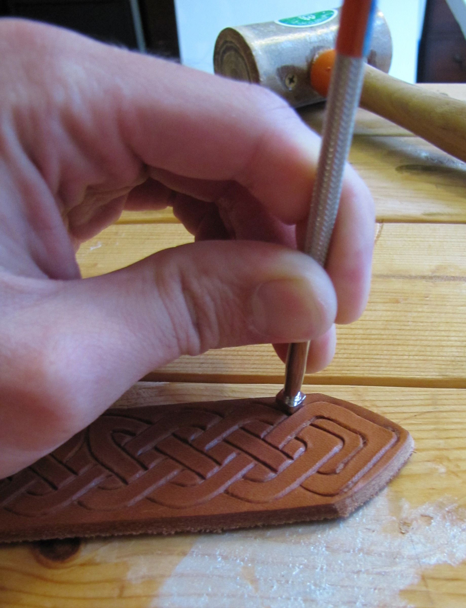 Design and Make Celtic Knotwork Leather Belt : 4 Steps (with Pictures ...