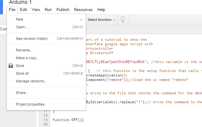 How to Use Google Sites to Control a Arduino! : 3 Steps - Instructables