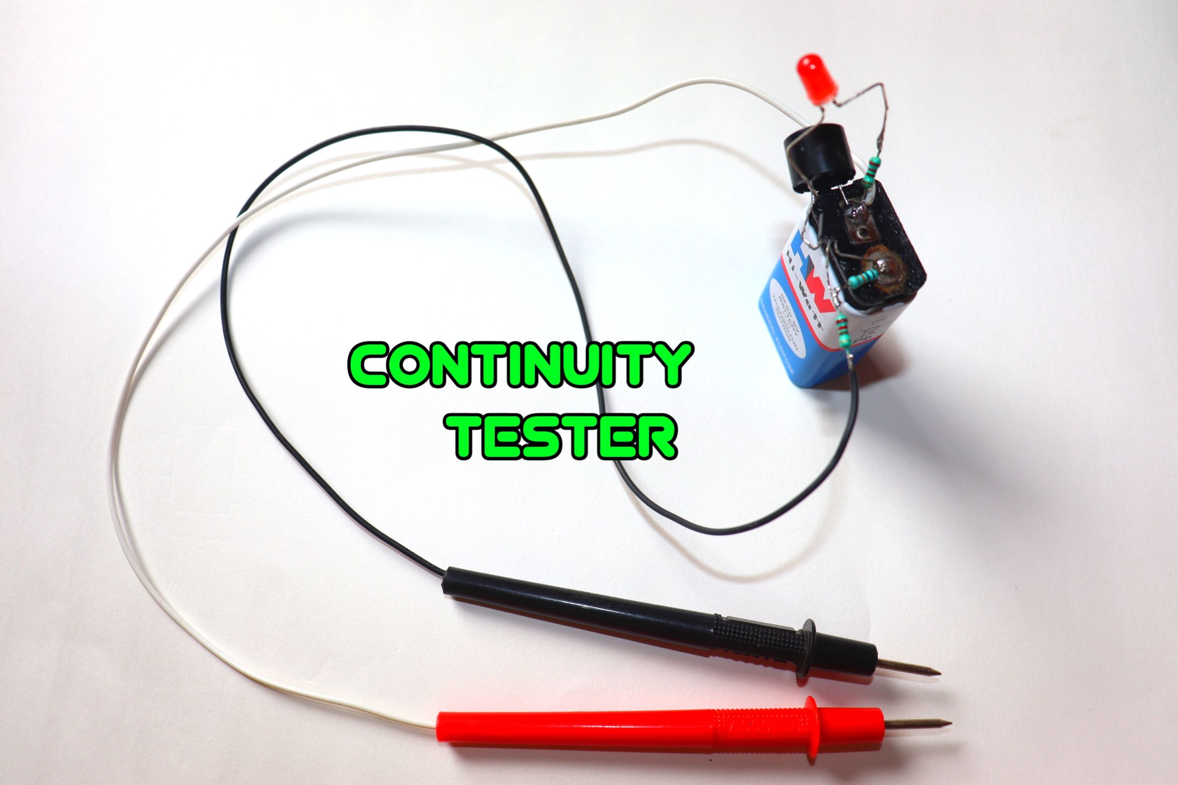How to Make Continuity Tester Using BC547 Transistor : 10 Steps ...