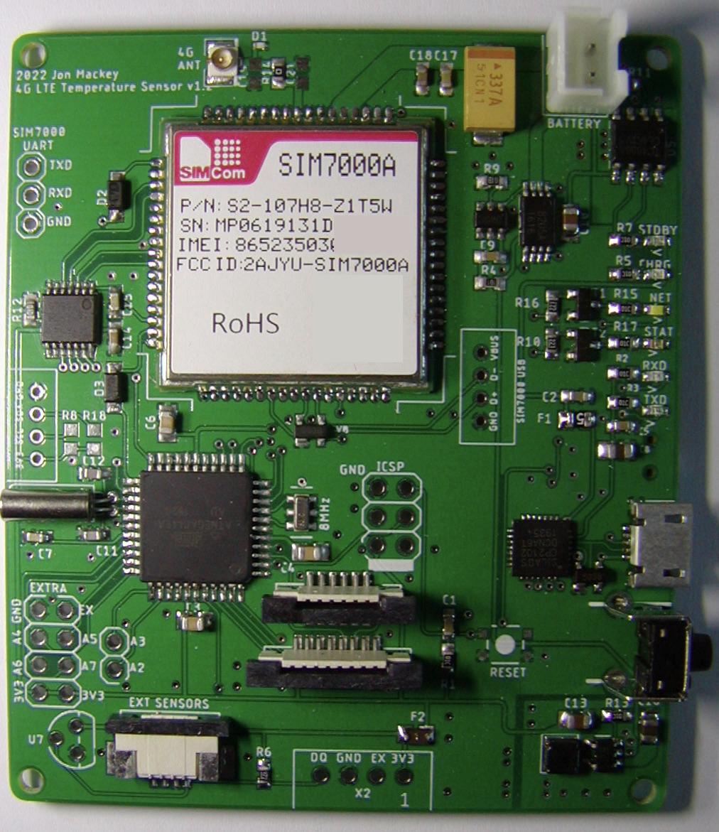 LTE 4G Sensor Using a SIM7000 : 11 Steps (with Pictures) - Instructables