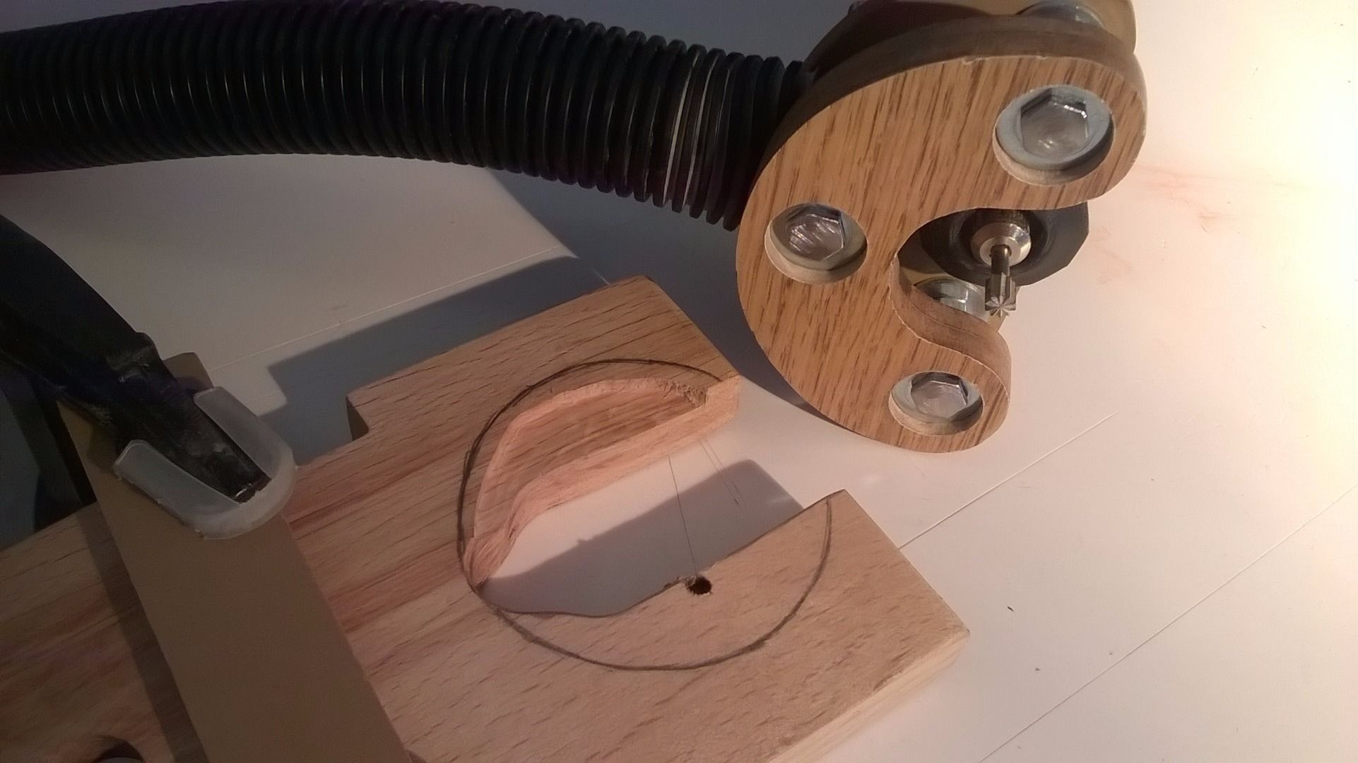 Wooden Precision Mini Router Base for Rotary Tool (with Cardboard ...