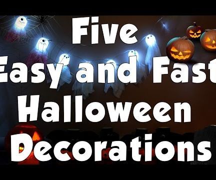 Five Easy and Fast Halloween Decorations Using Common Items - Instructables