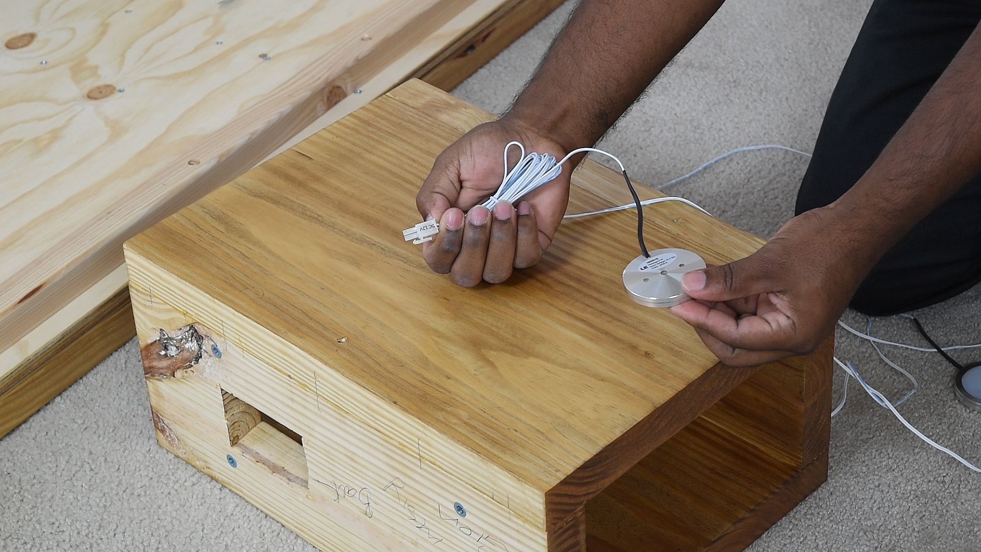 DIY Platform Bed With Floating Night Stands : 7 Steps (with Pictures ...