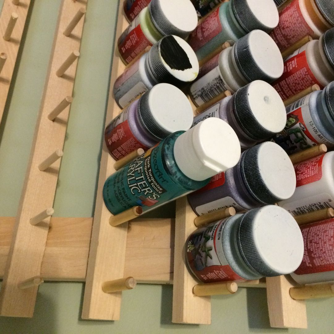 Craft or Model Paint Storage Rack on the Cheap : 3 Steps (with Pictures ...