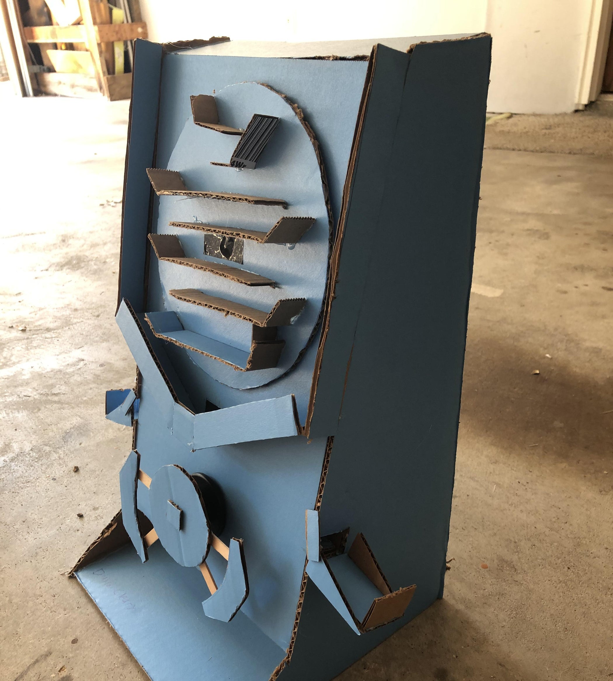 Cardboard Arcade-style Marble Dropper : 5 Steps (with Pictures ...