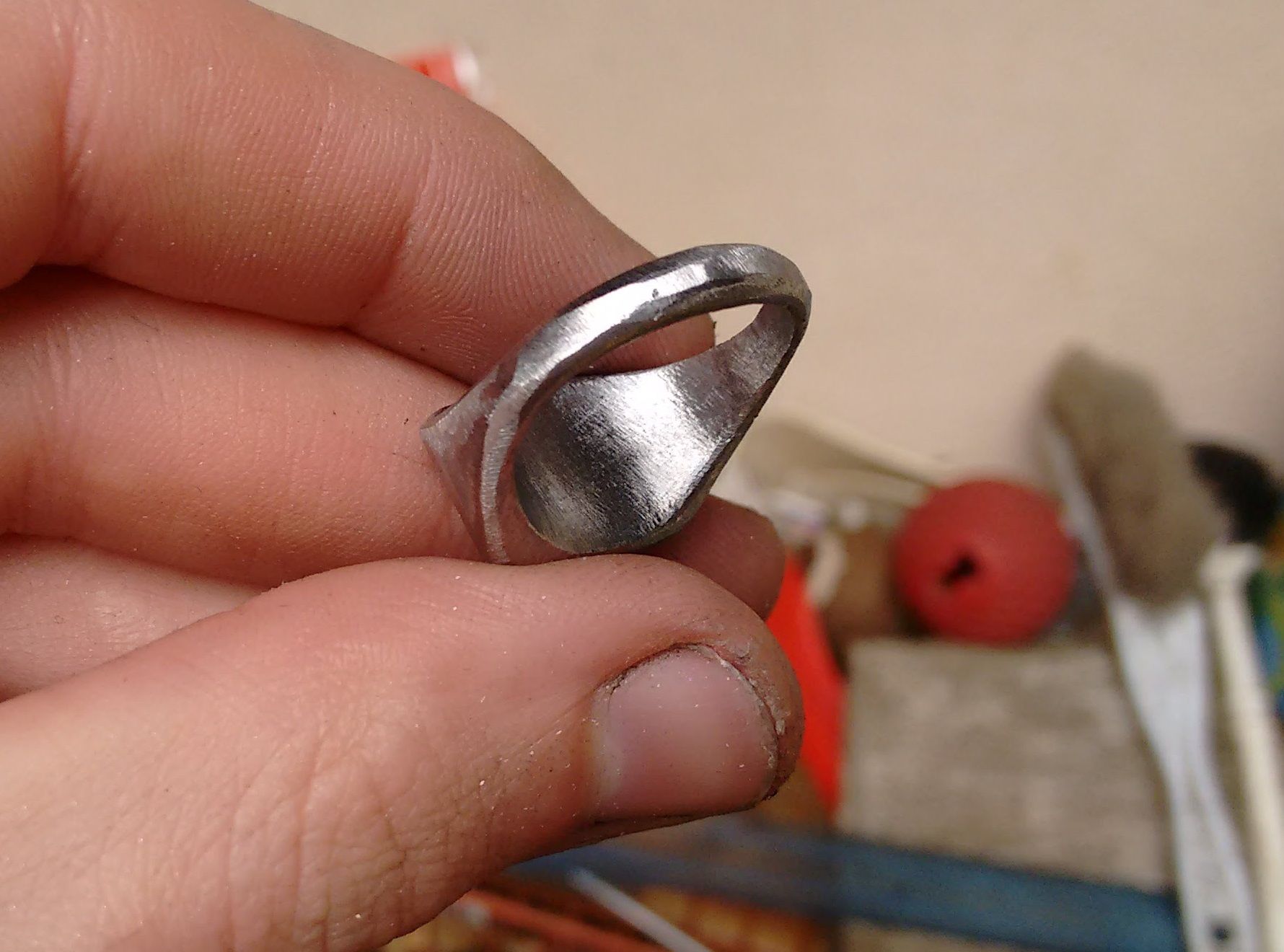 Steel Nut to Signet Ring : 4 Steps (with Pictures) - Instructables