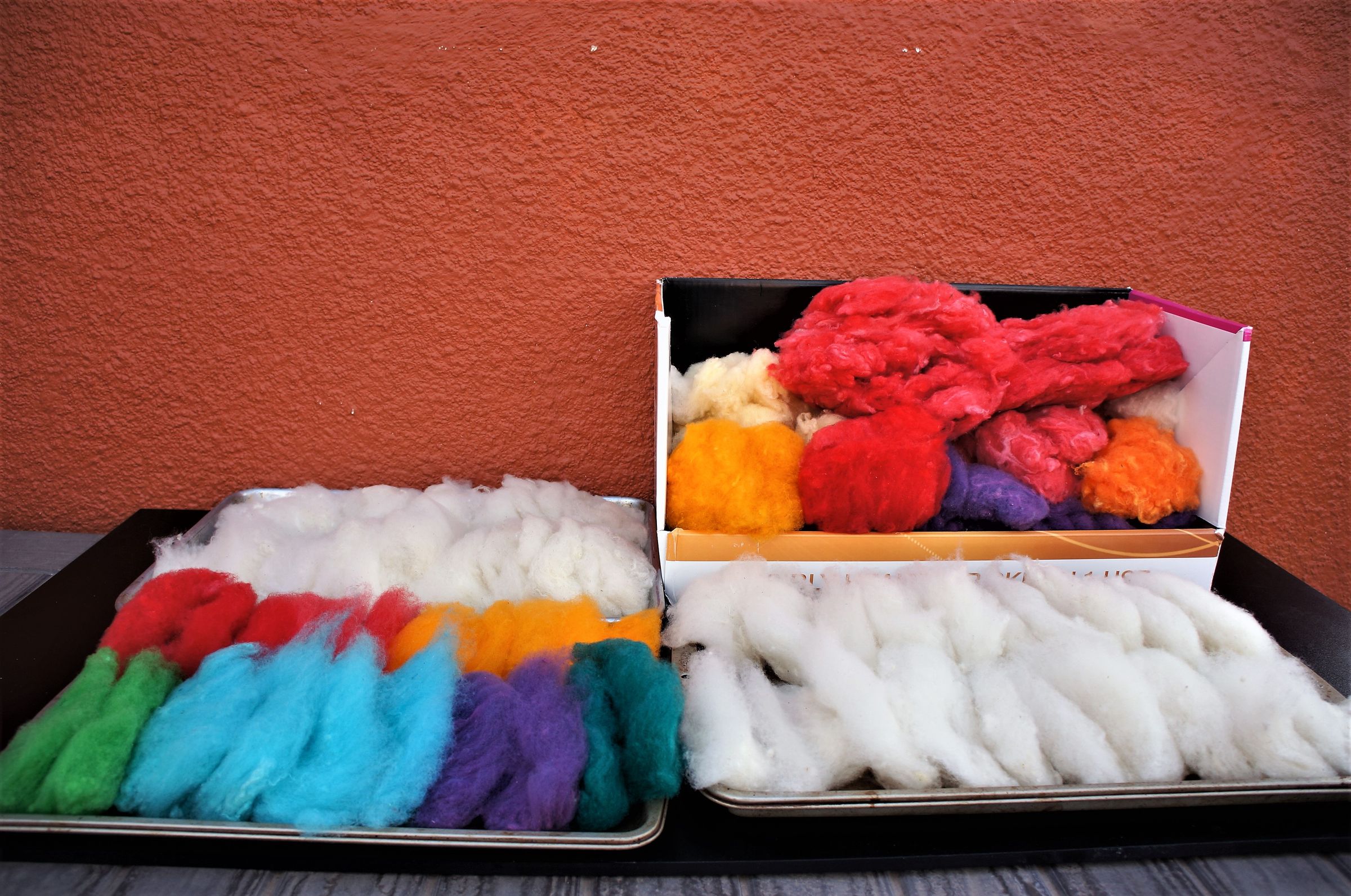 How to Process Card and Dye Raw Wool : 12 Steps (with Pictures ...