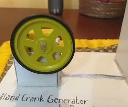 hand crank generator school science project DIY Project - Step-by-Step ...