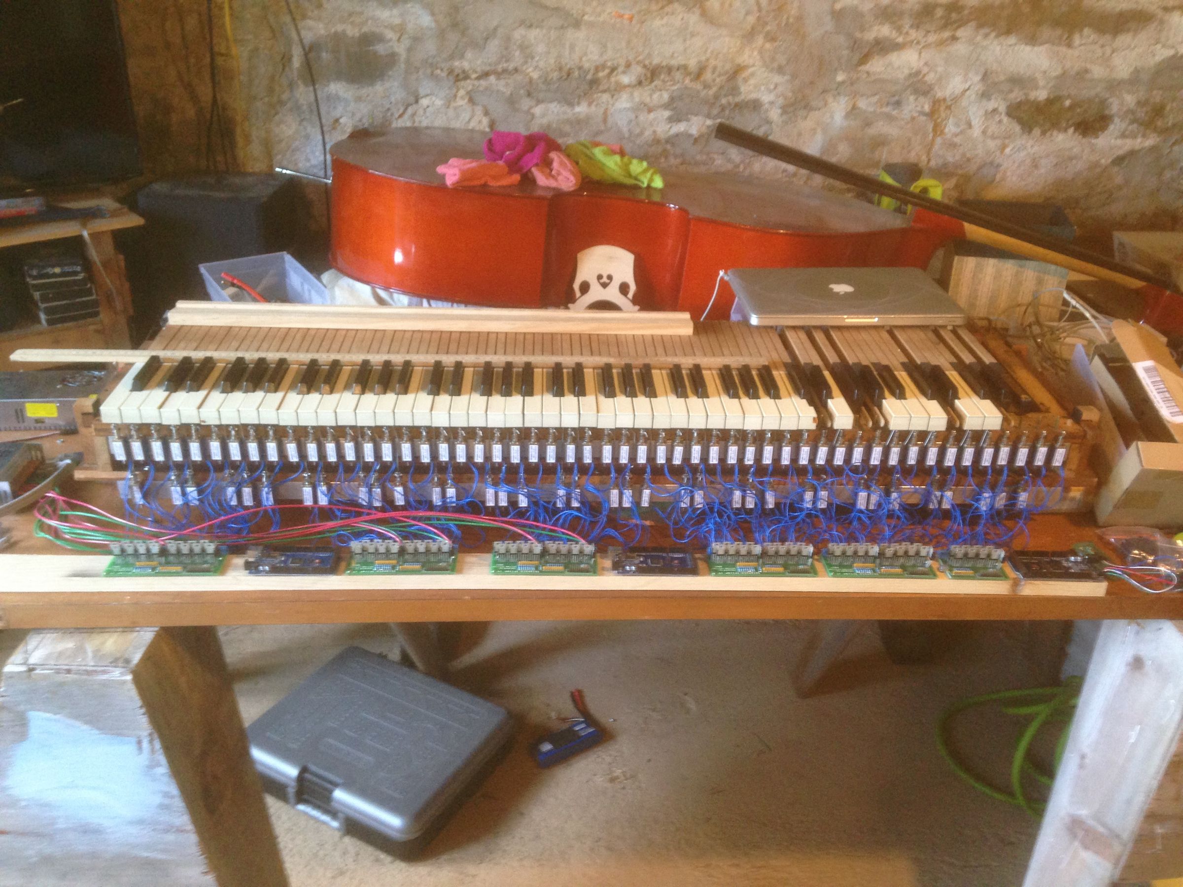 MIDI-Controlled 88 Key Reed Organ With MIDI-Over-Bluetooth : 21 Steps ...