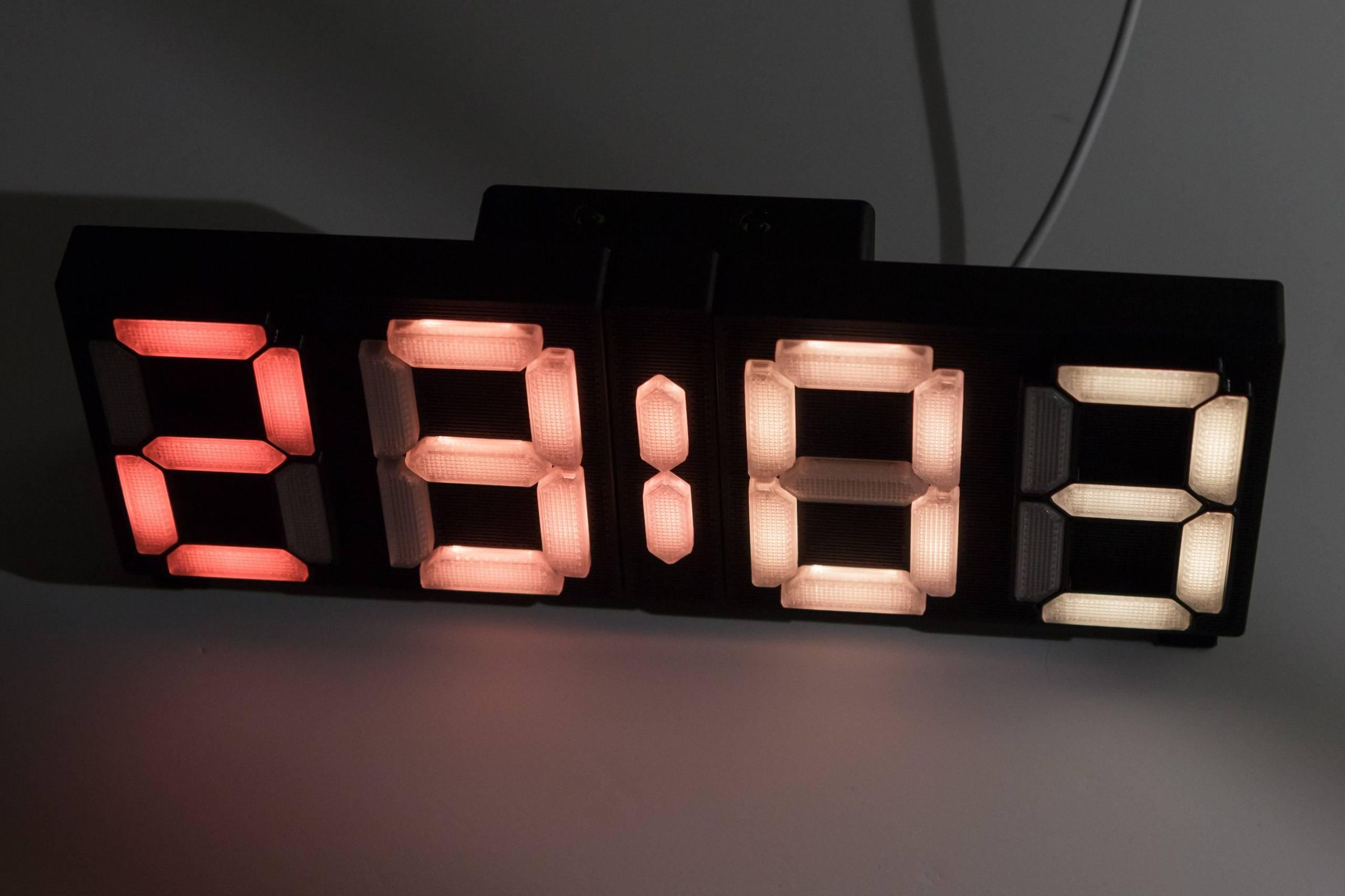 7 Segment Clock - Small Printers Edition : 9 Steps (with Pictures ...
