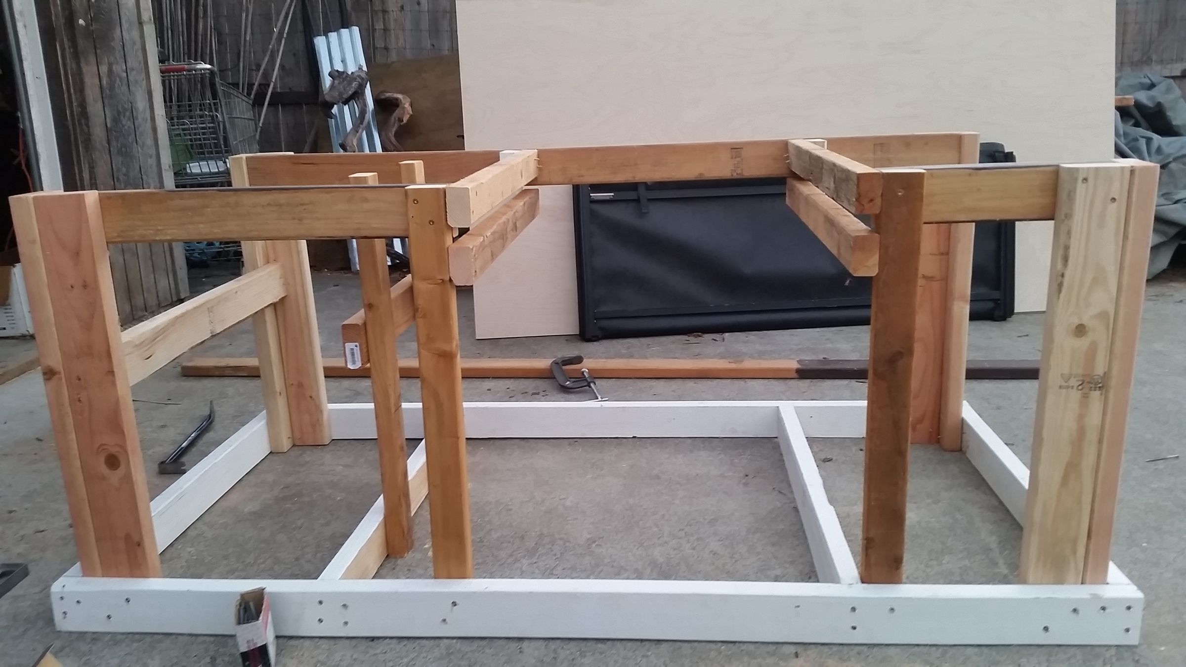 Mobile Workbench With Built-in Table & Miter Saws : 8 Steps (with ...