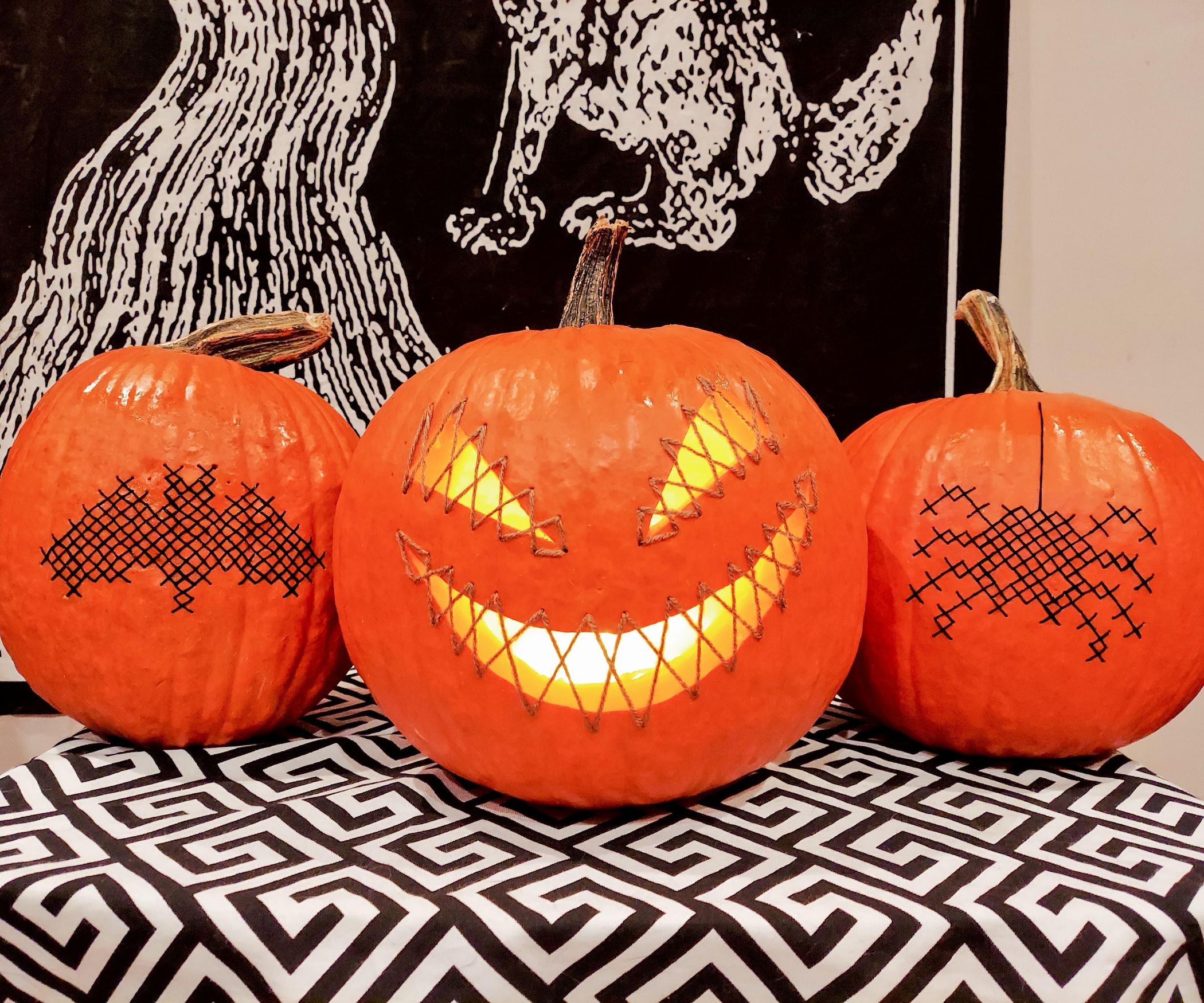 Cross-Stitched & Embroidered Pumpkins : 12 Steps (with Pictures ...