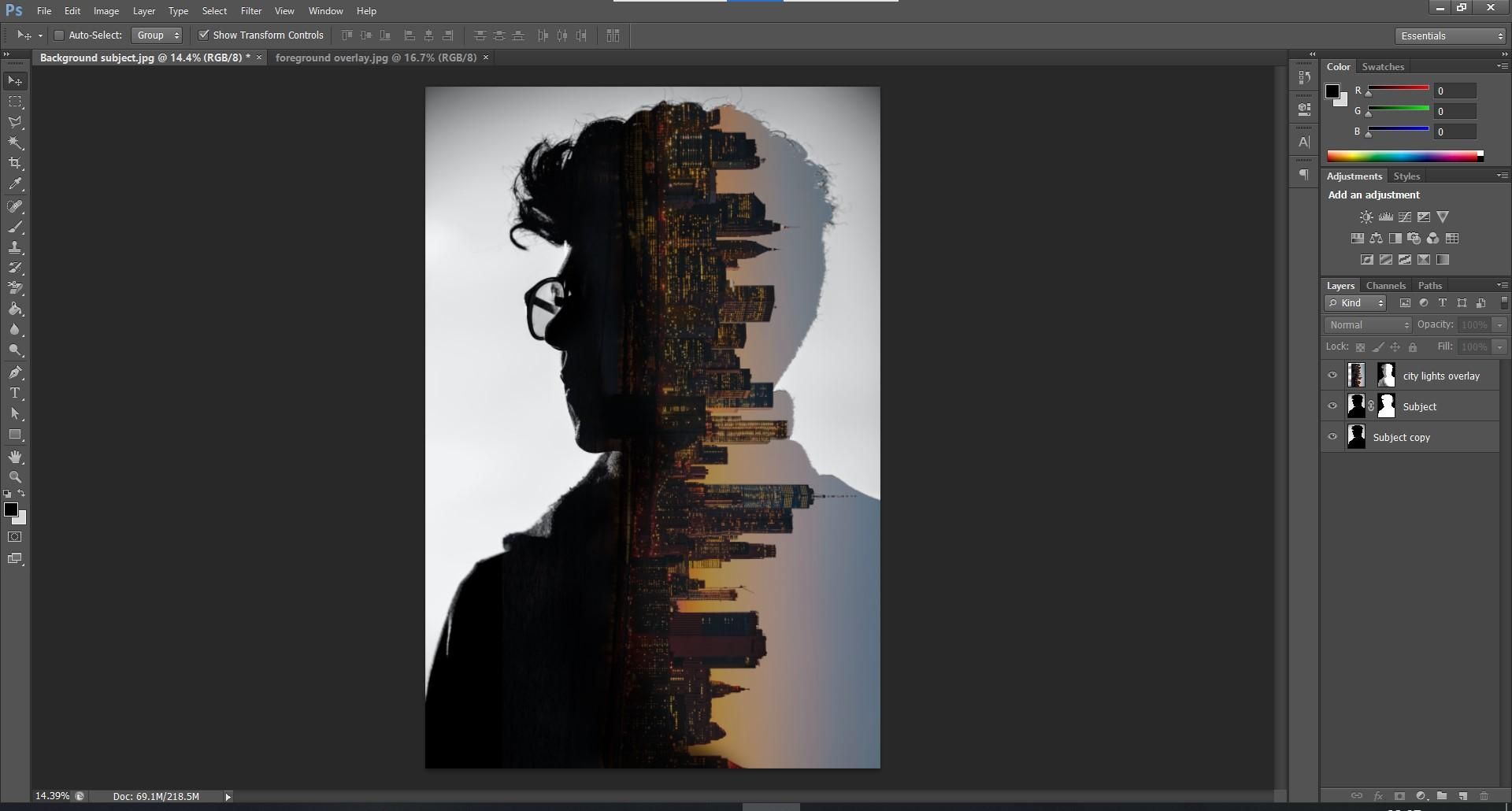 How to Make Easy Double-exposure Photos in Photoshop : 9 Steps (with ...