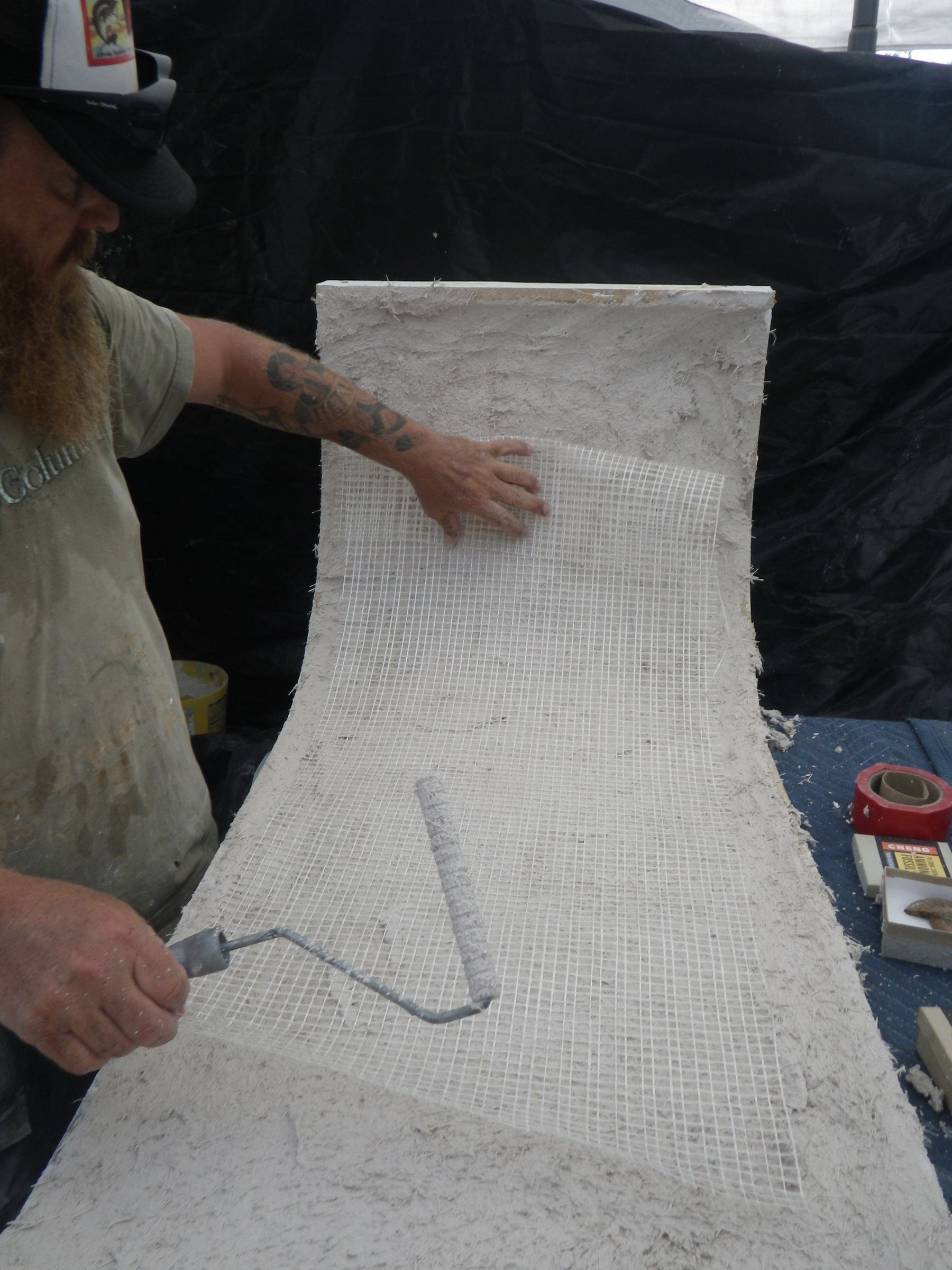 Fabric Formed Tea Table in GFRC : 8 Steps (with Pictures) - Instructables