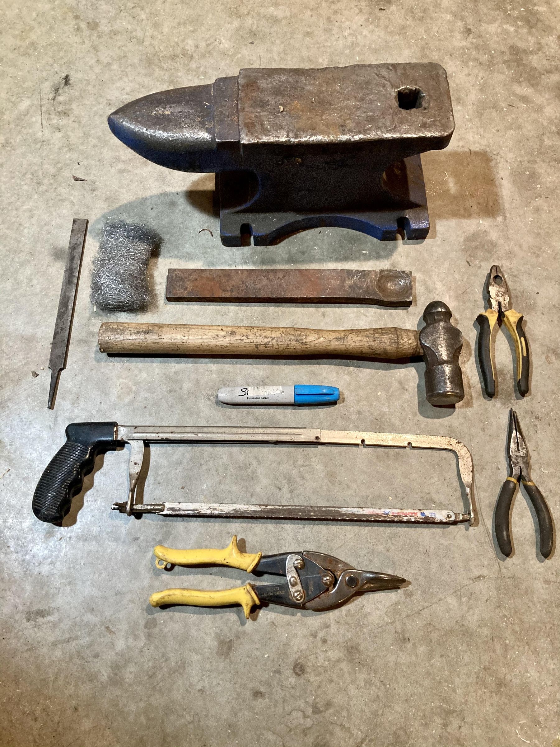 Hammered Copper Spoon With Simple Tools and Materials : 6 Steps (with ...