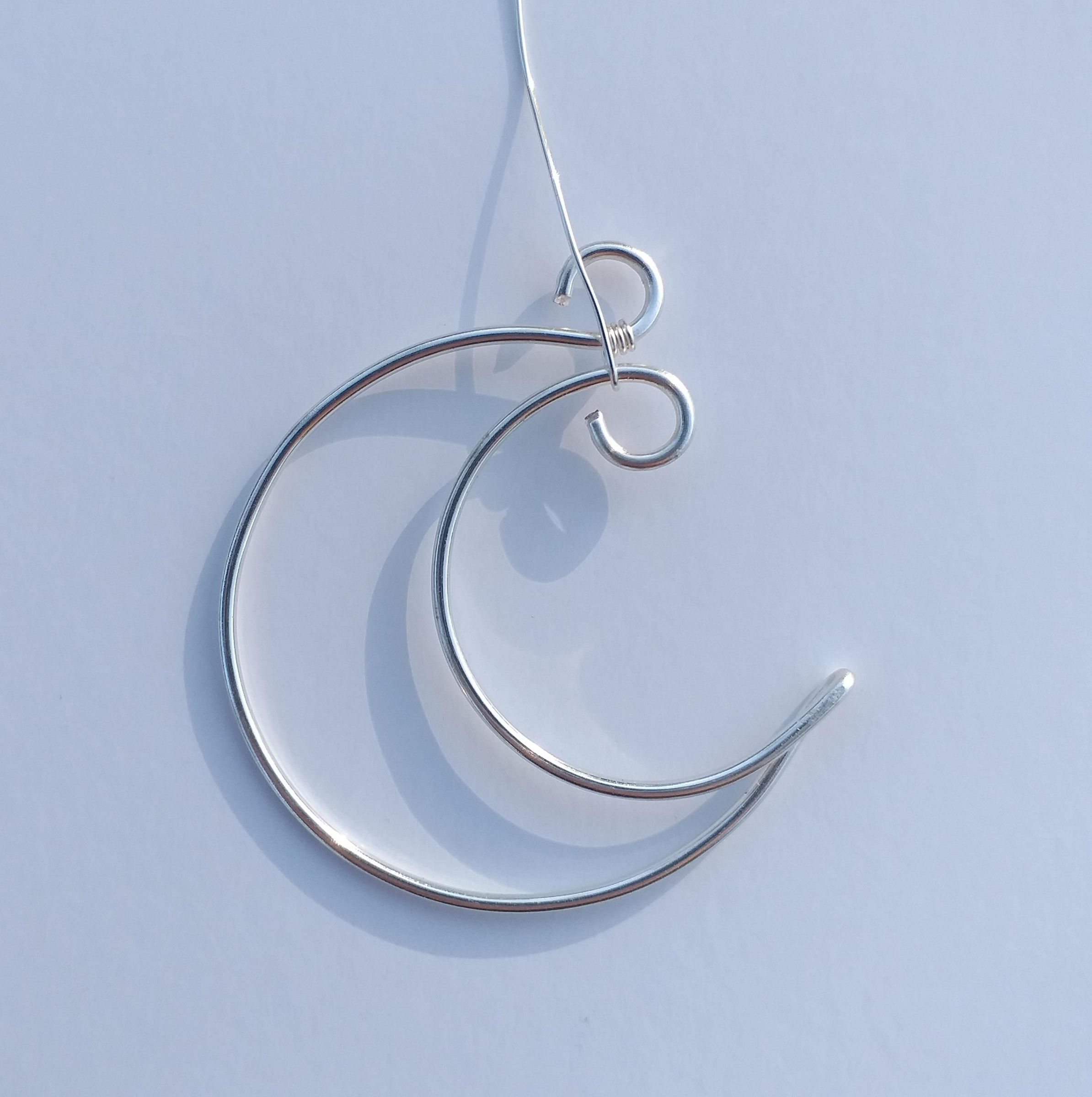 How to Make a Crescent Moon Pendant Using Wire : 11 Steps (with ...